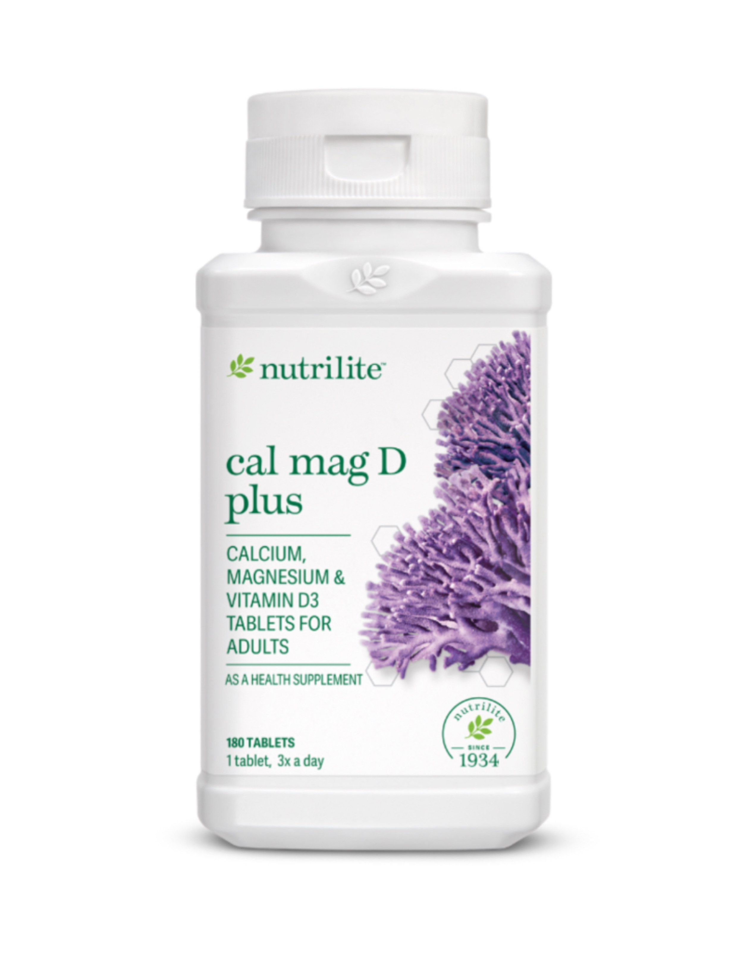 🌿 Nutrilite Cal Mag D Plus - 180 Tablets, Health & Nutrition, Health ...