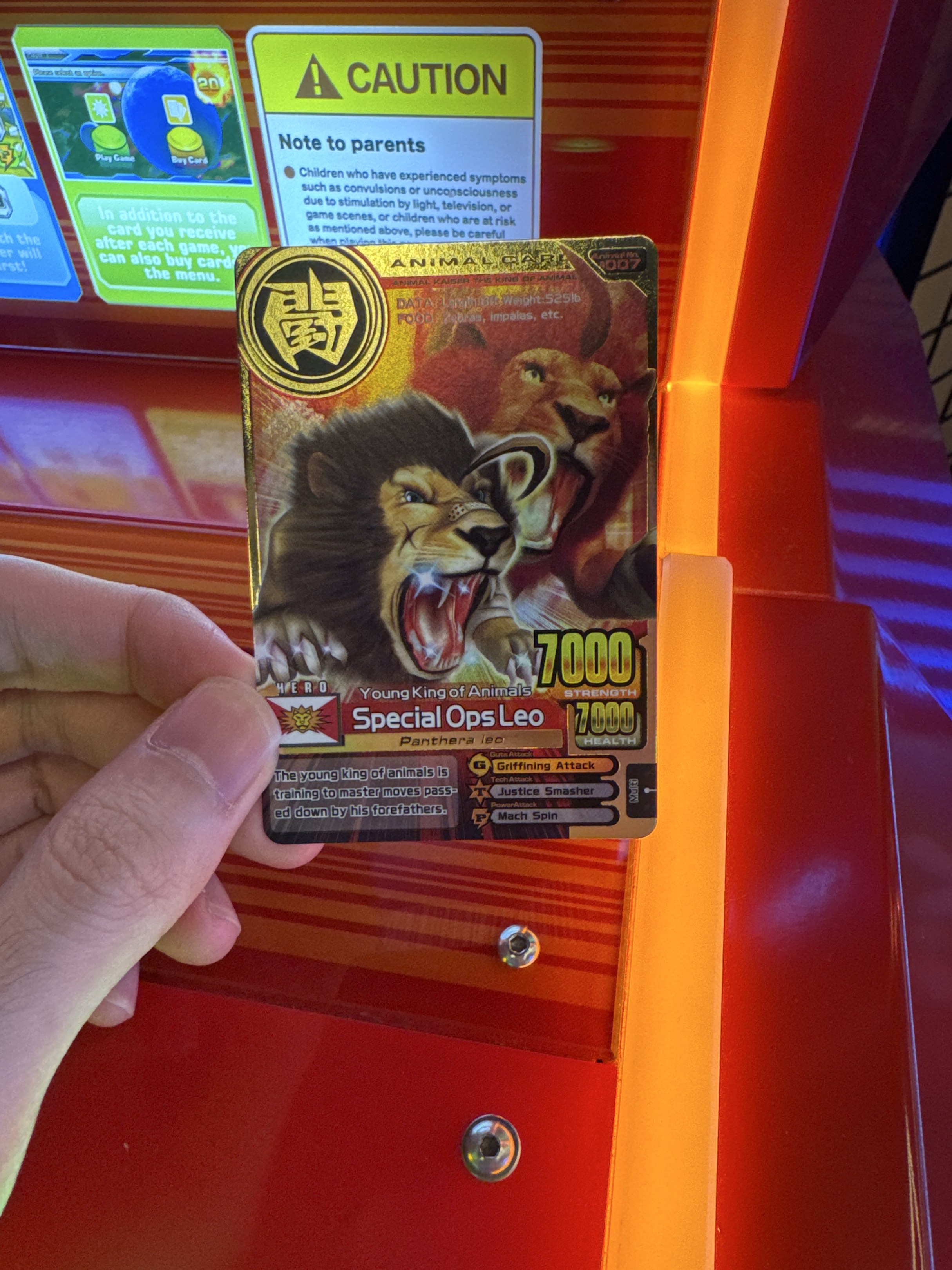 Animal Kaiser Special Ops Leo Gold Card, Hobbies & Toys, Toys & Games ...