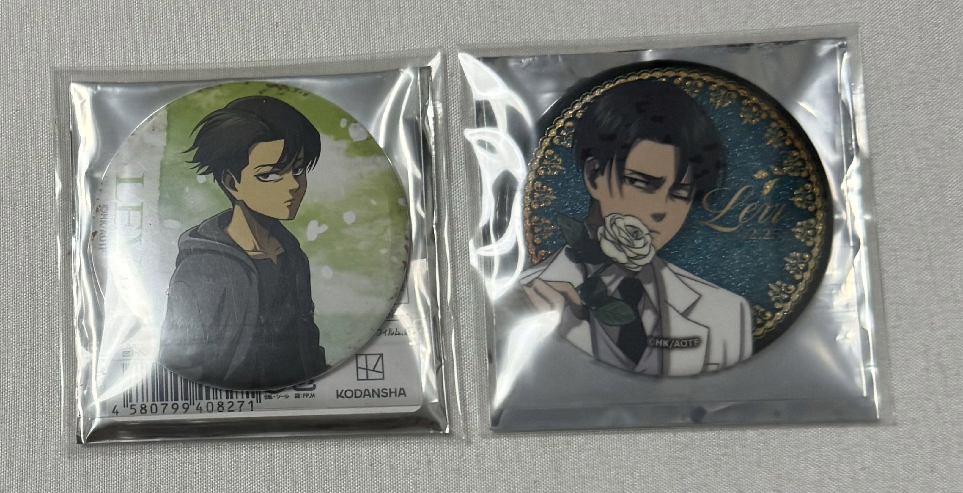 Attack on titan aot levi badge set, Hobbies & Toys, Memorabilia ...