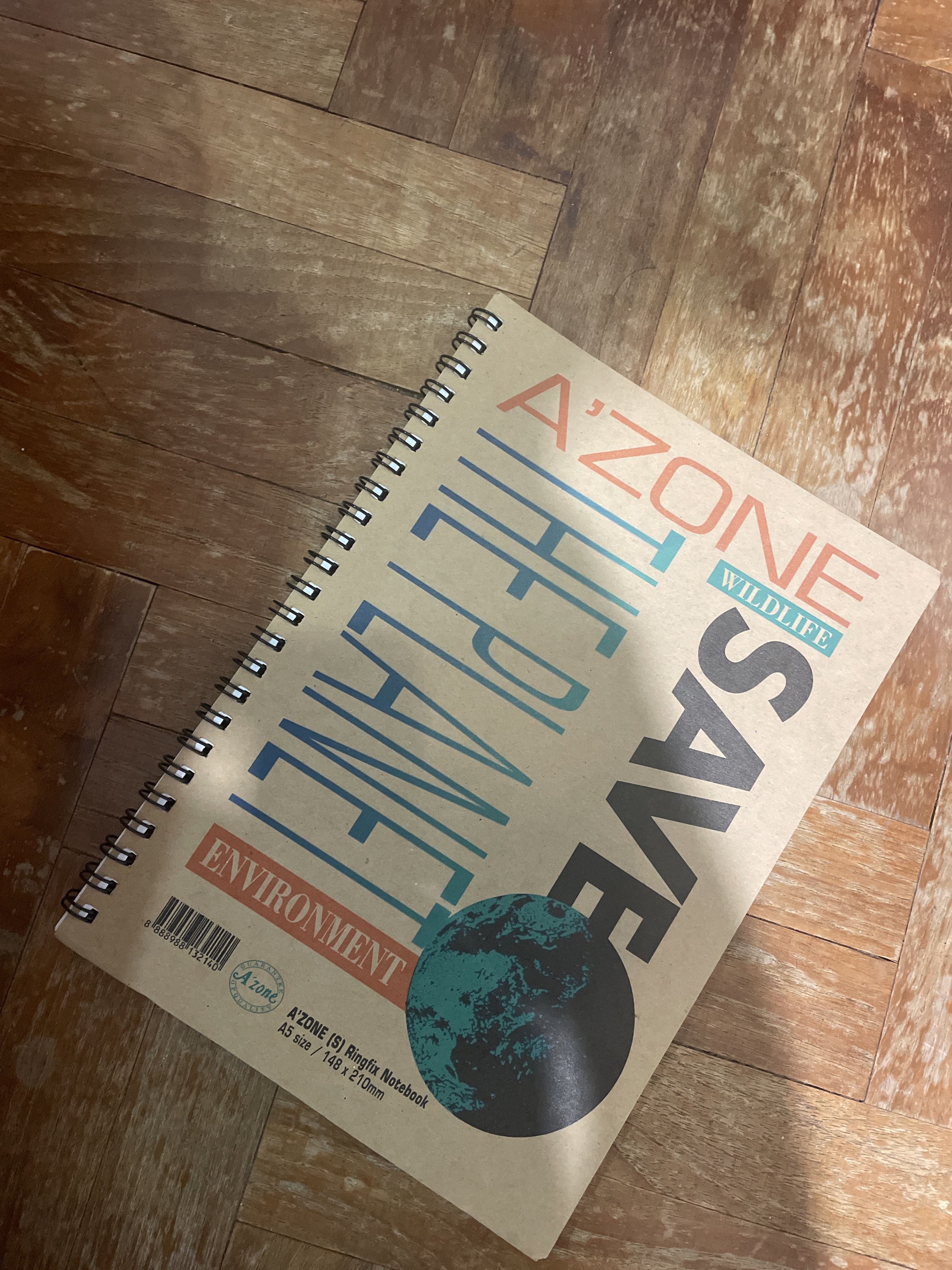 A'ZONE Save The Planet Notebook, Hobbies & Toys, Books & Magazines ...