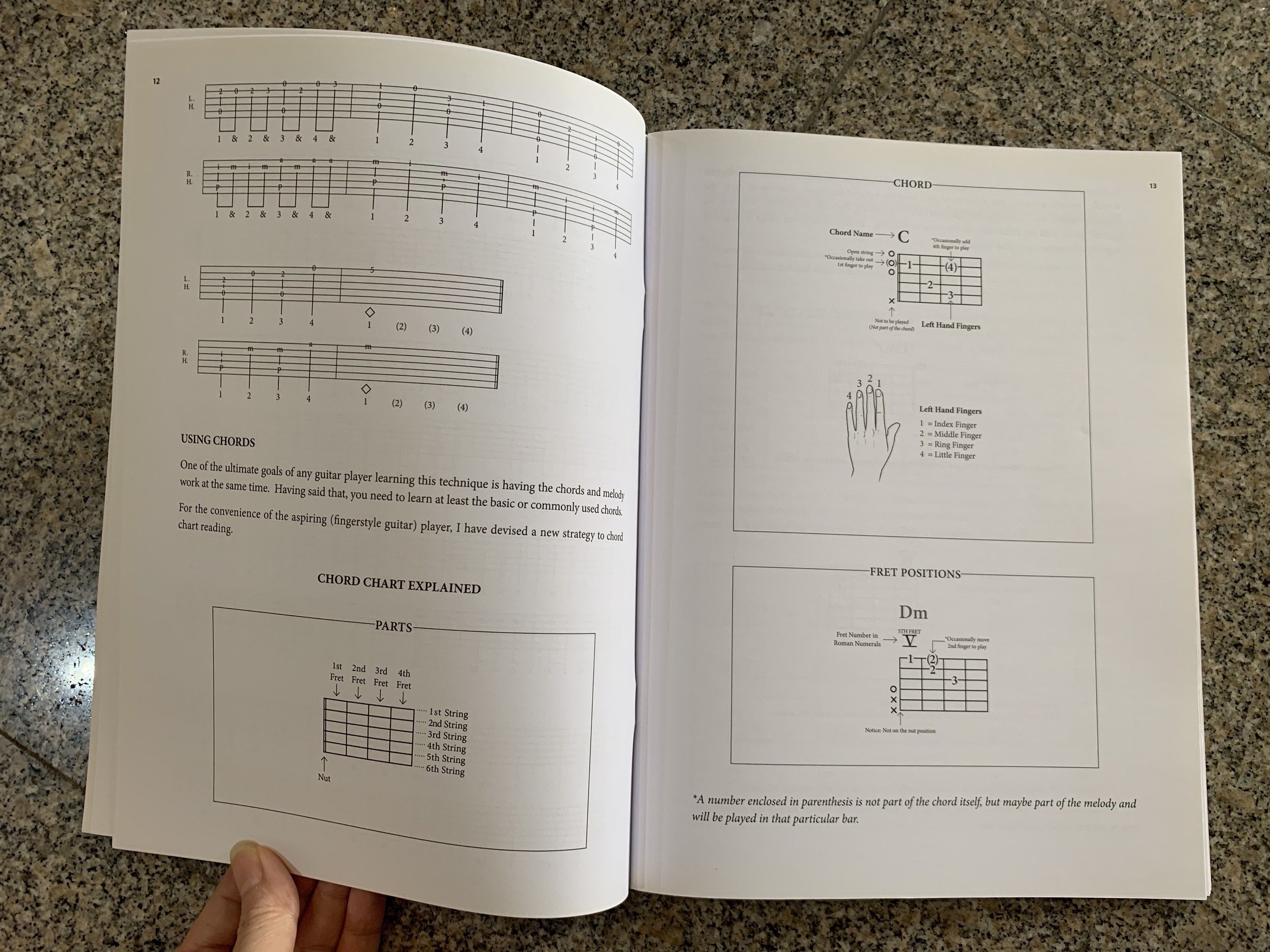 Finger style guitar book, Hobbies & Toys, Music & Media, Music ...