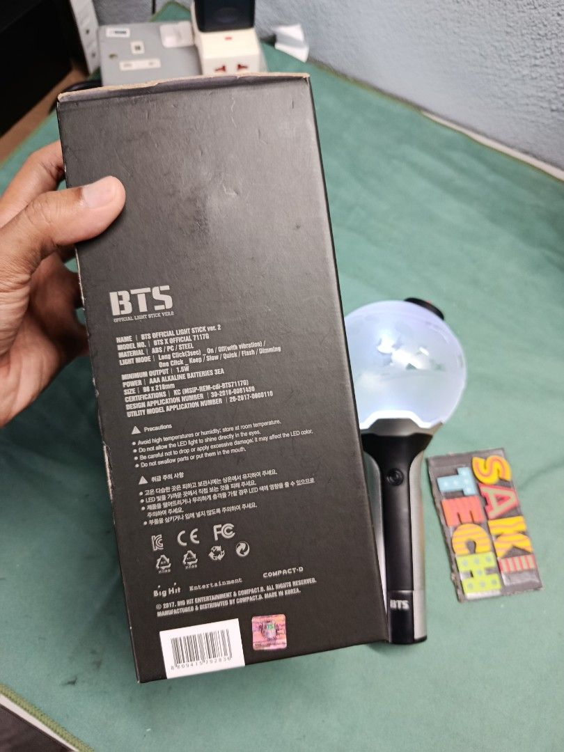 BTS Official Light Stick Ver.2, Hobbies & Toys, Collectibles ...