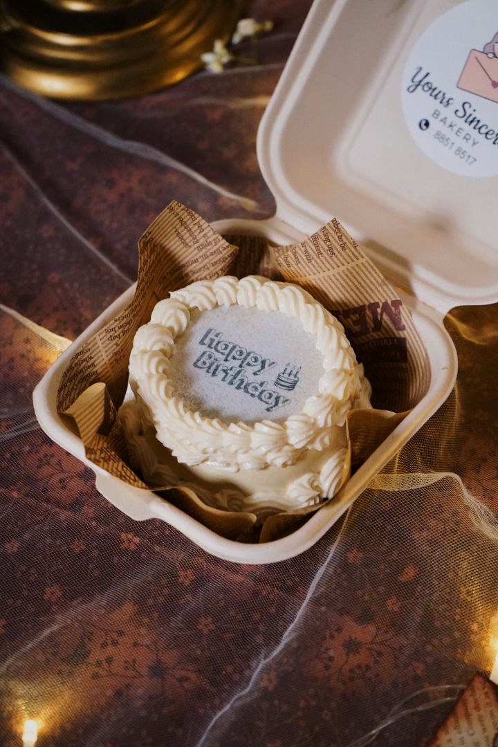 Burn Away Bento Cake, Food & Drinks, Homemade Bakes on Carousell