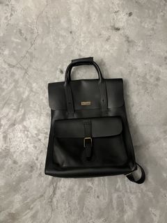 Grams28 151 Stealth Full Grain Leather Backpack, Men's Fashion, Bags ...