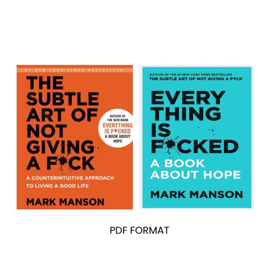 [EBOOK] The Subtle Art of Not Giving a F*ck & Everything is F*cked Mark ...