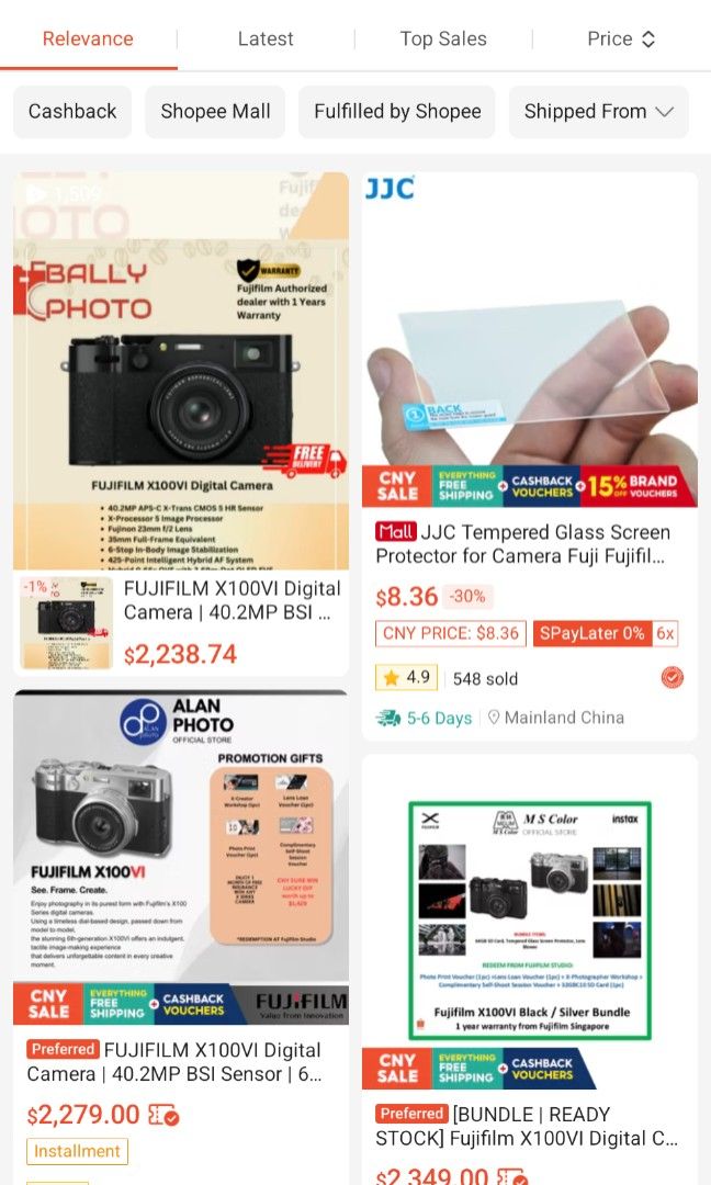 Fujifilm X100VI Digital Camera, Photography, Cameras on Carousell