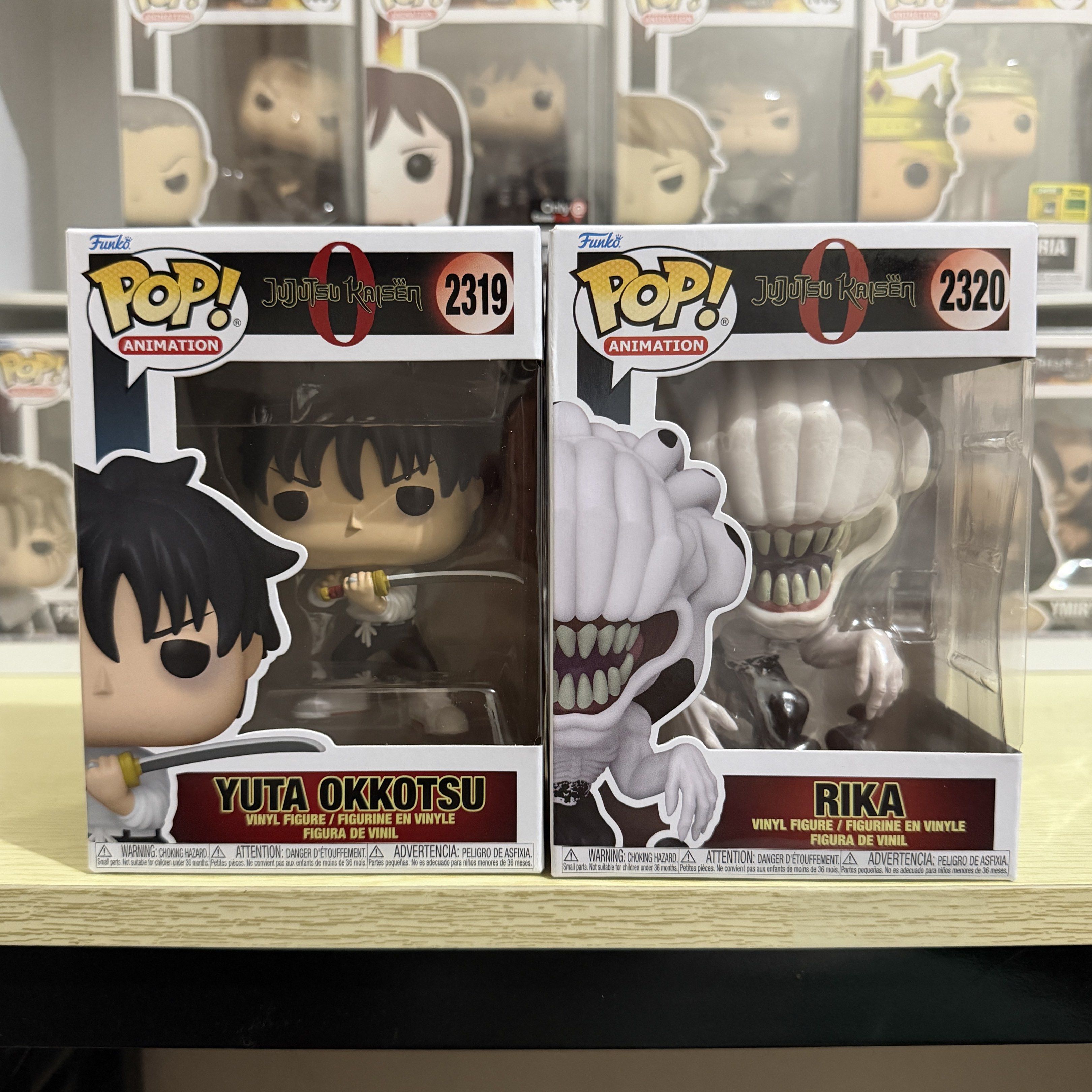 Funko Pop: Jujutsu Kaisen (JJK) - Yuta Okkotsu & Rika, Hobbies & Toys ...