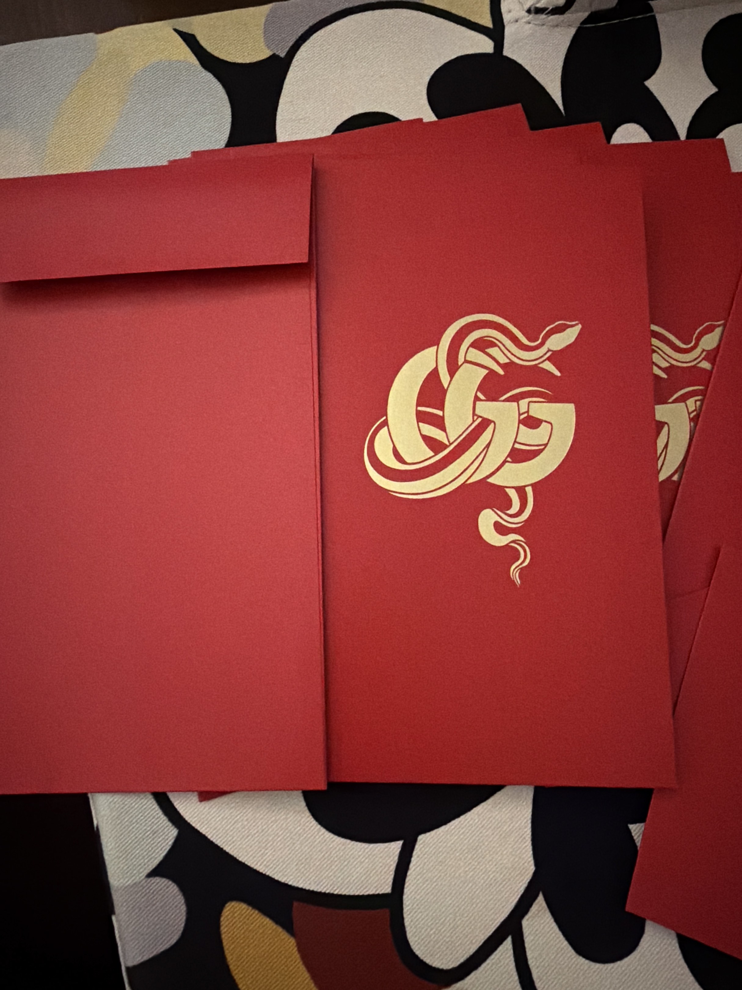 Gucci Red Packets - Lunar New Year 2025, Luxury, Accessories on Carousell