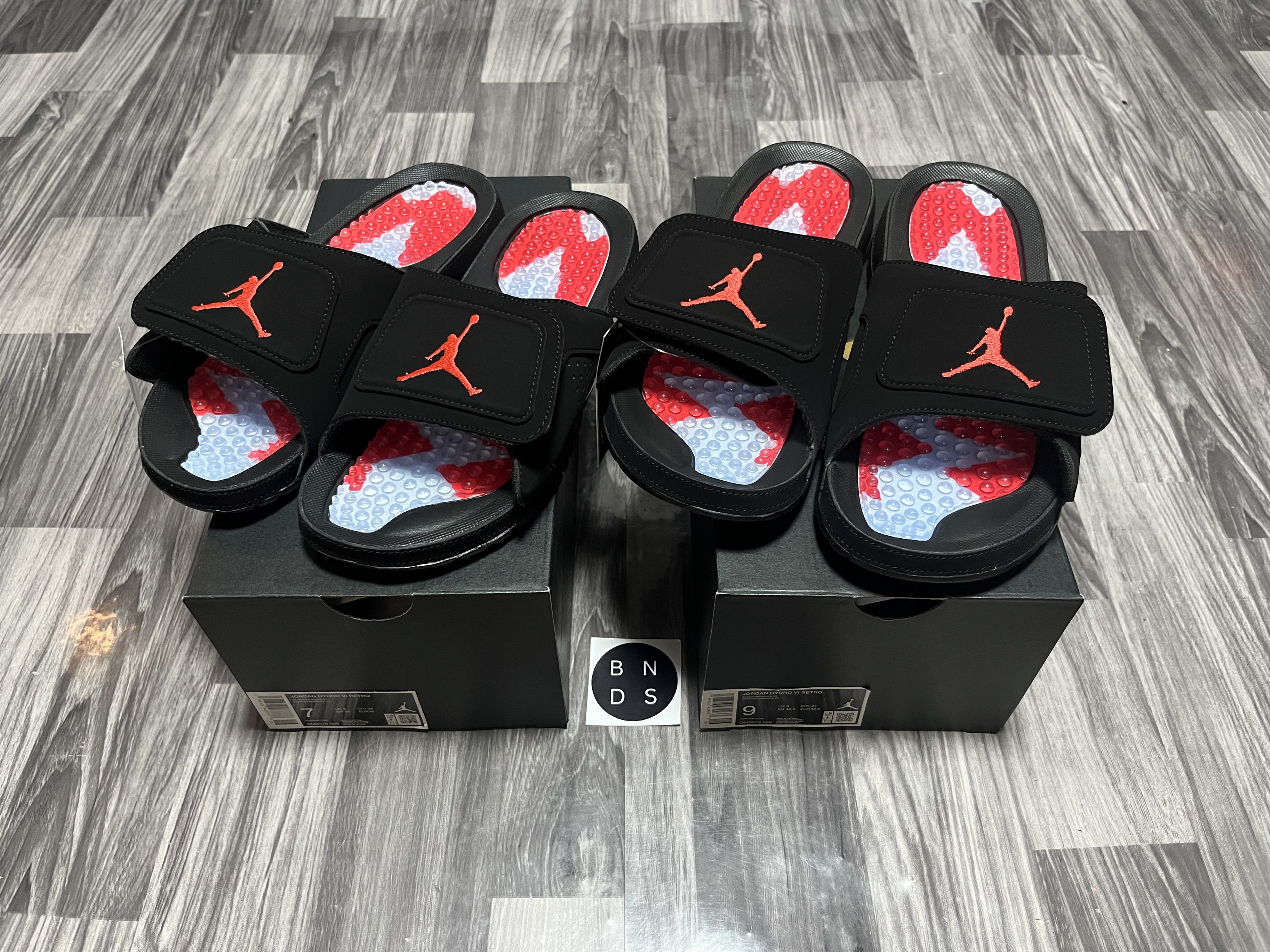 Jordan Hydro 6 Retro Slide 'Black Infrared', Men's Fashion, Footwear ...