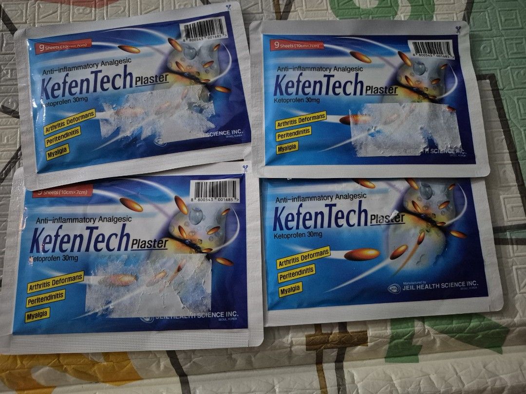 KefenTech Plaster - Anti-inflammatory Analgesic, Health & Nutrition ...