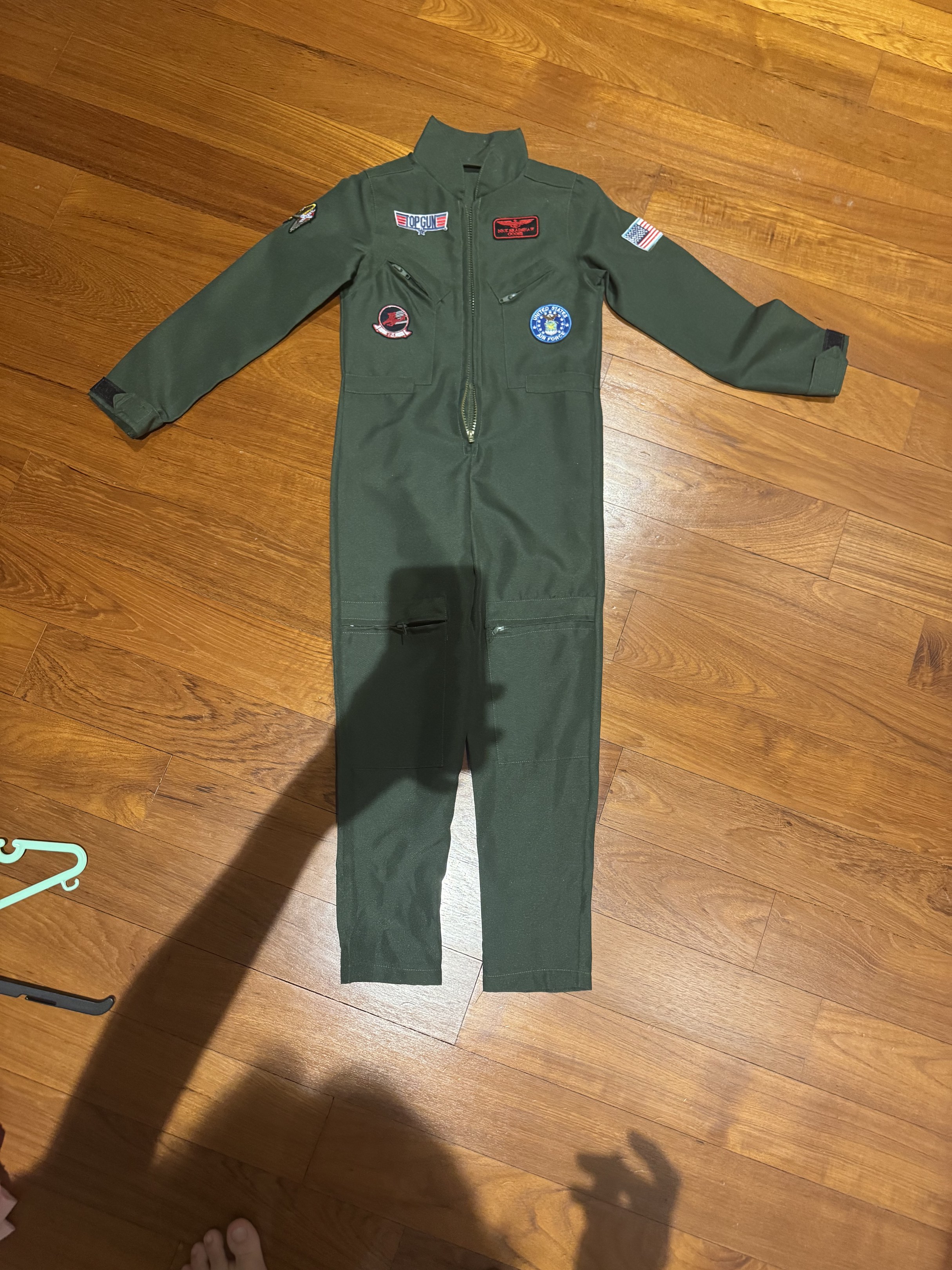 Kids Top Gun Flight Suit Costume, Babies & Kids, Babies & Kids Fashion ...