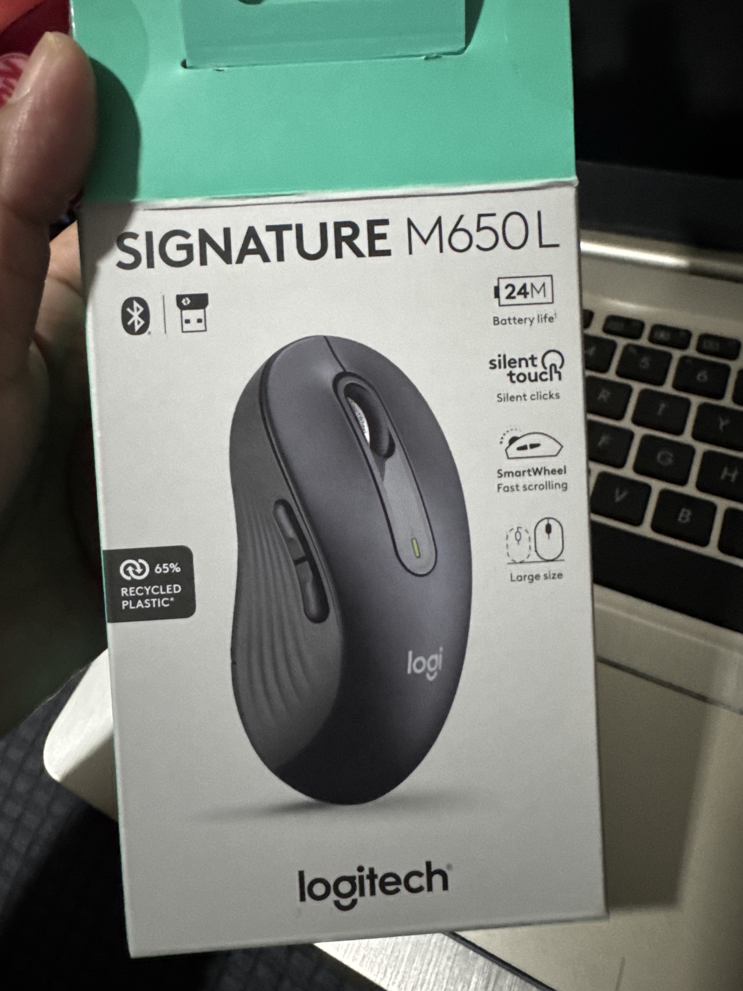 Logitech Signature M650L Wireless Mouse, Computers & Tech, Parts ...