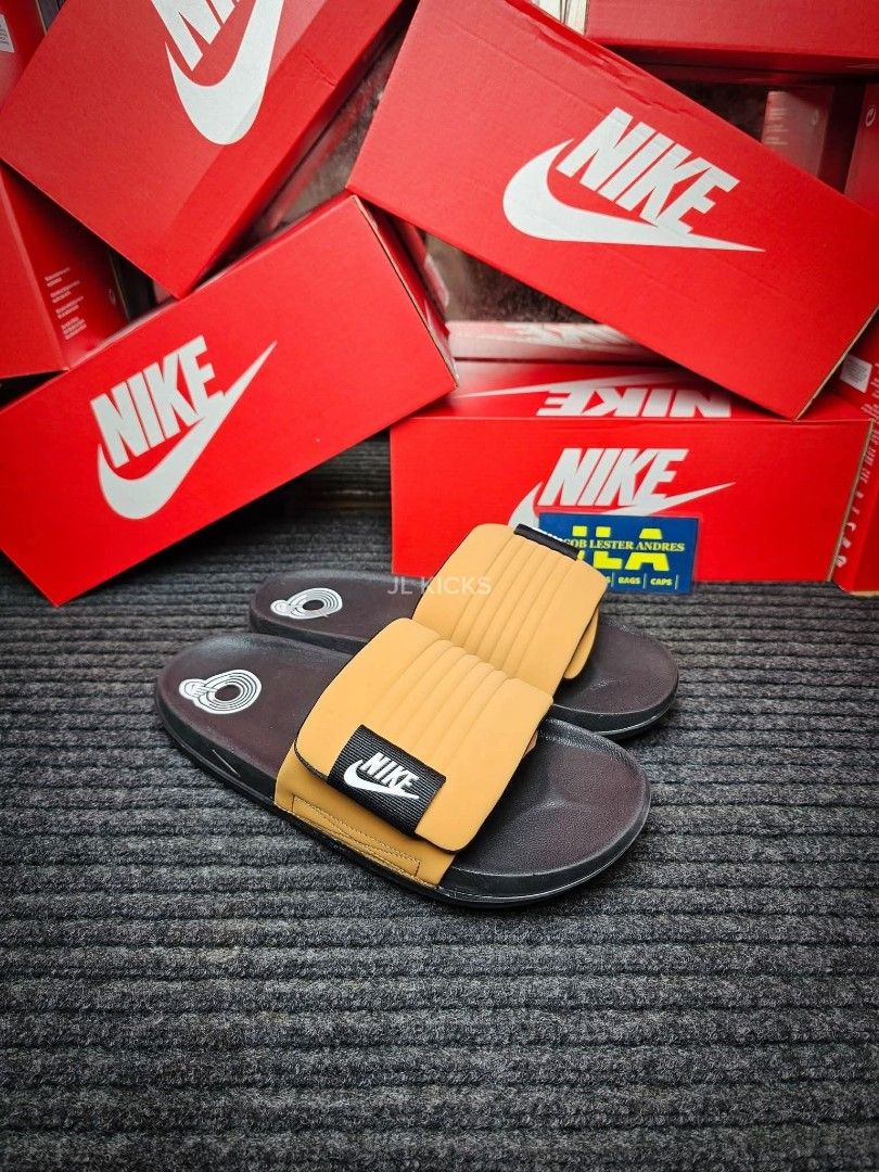 Nike Men's Offcourt Adjust Slides - Flax (US 8 / 9 / 10 / 11), Men's ...
