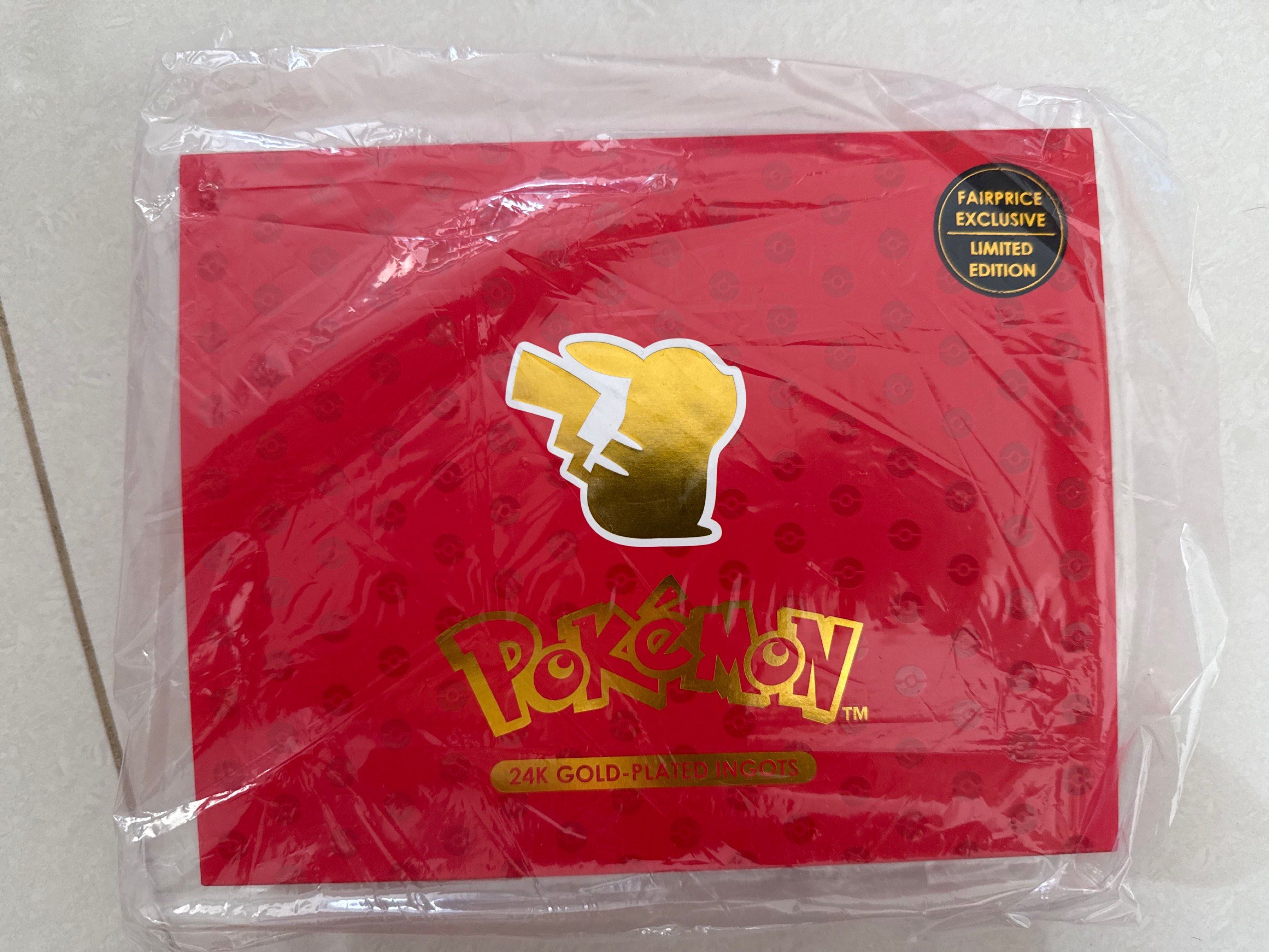 Pokemon 24K Gold Bar Set - Limited Edition, Hobbies & Toys, Memorabilia ...