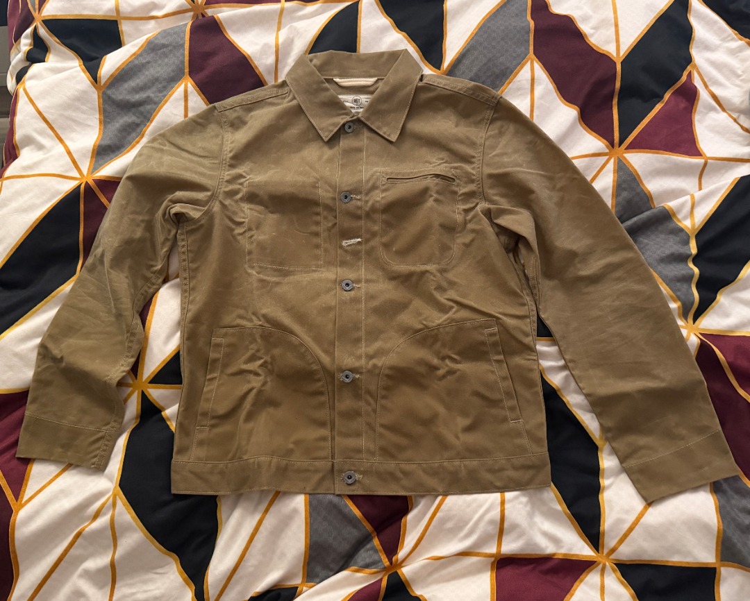 Rogue Territory Waxed Canvas Jacket - Tan Ridgeline (James Bond Jacket ...