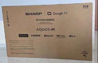 Sharp 55" 4K AQUOS Google TV, TV & Home Appliances, TV & Entertainment ...