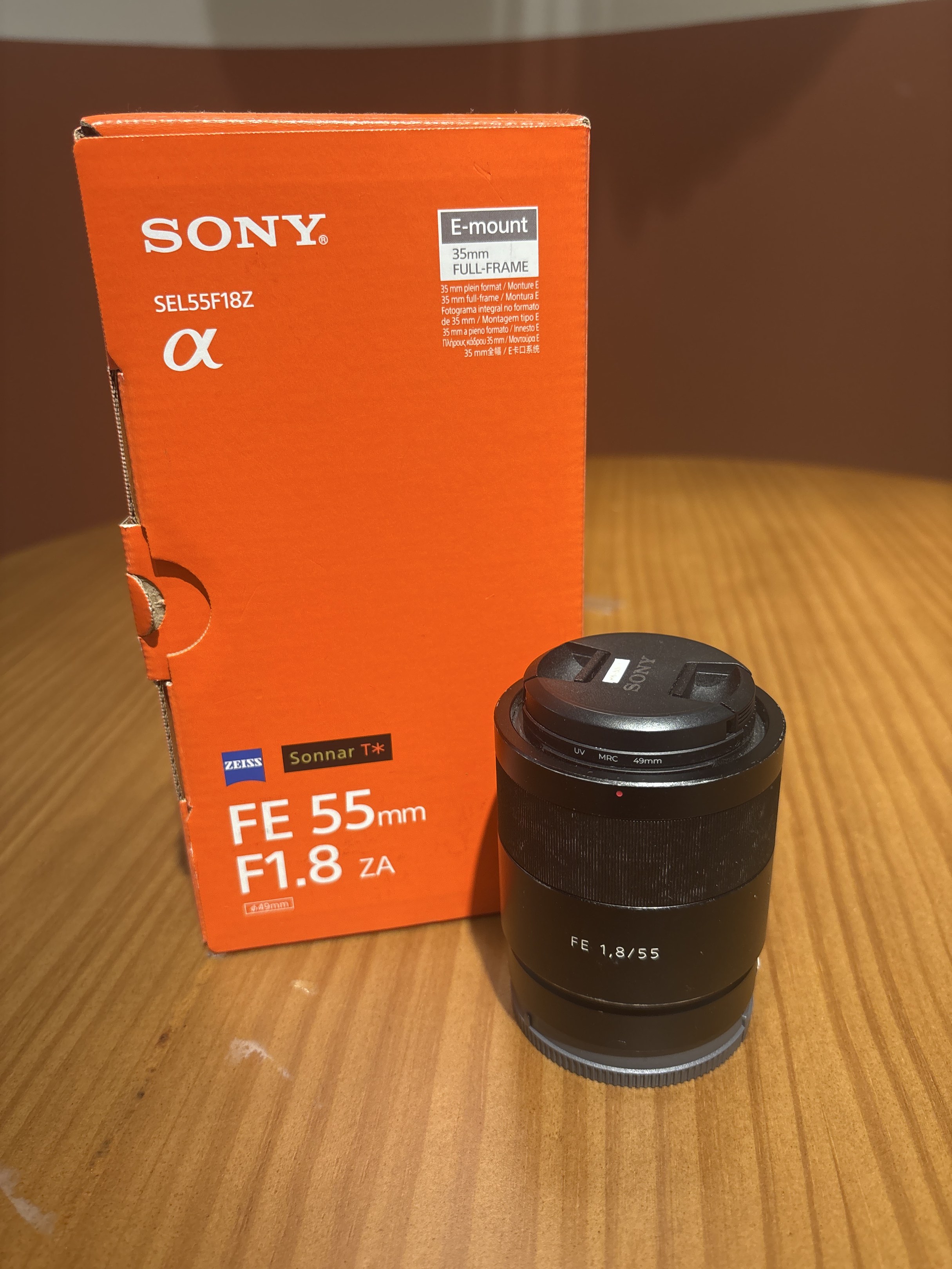 Sony Zeiss 55mm F1.8, Photography, Lens & Kits on Carousell