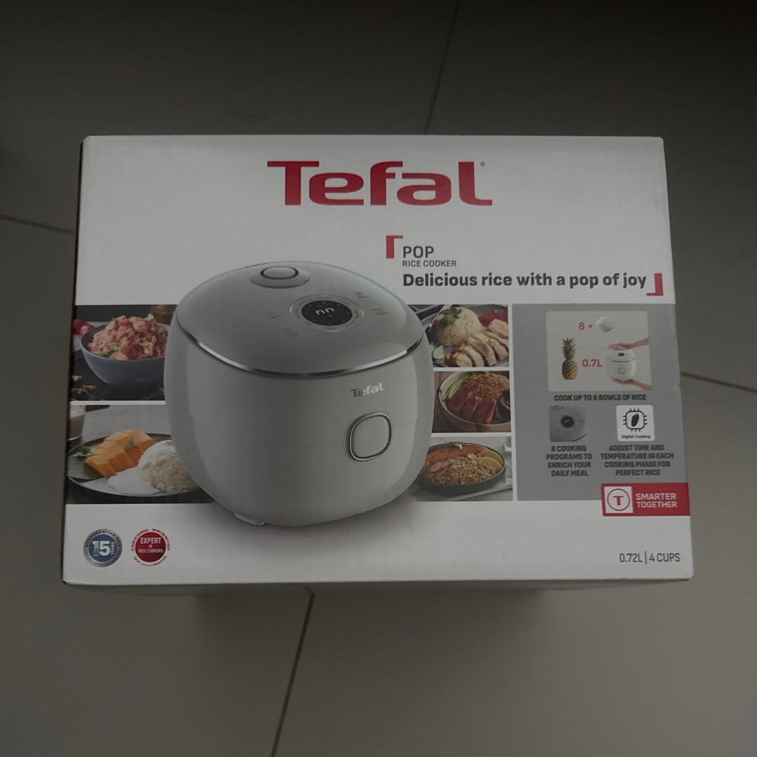 Tefal POP Rice Cooker - 0.7L, TV & Home Appliances, Kitchen Appliances ...