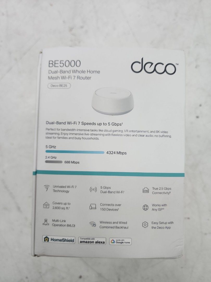 TP-Link Deco BE5000 Wi-Fi 7 Router, Computers & Tech, Parts ...