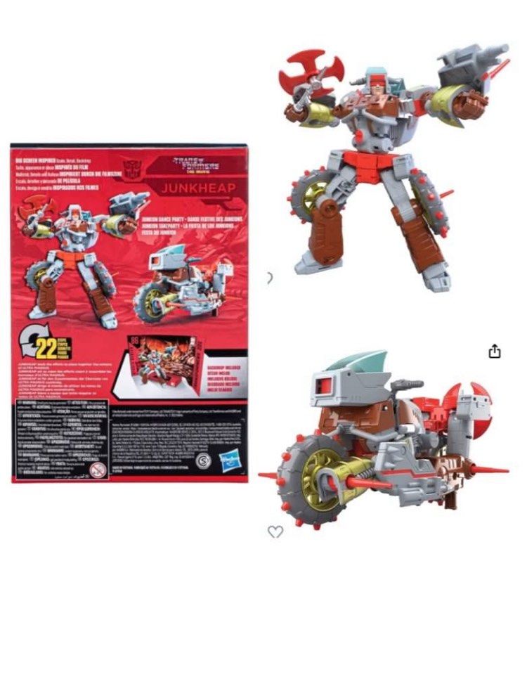 Transformers Figures - MPM-12 Optimus Prime, Junkheap, Autobot Wheelie ...