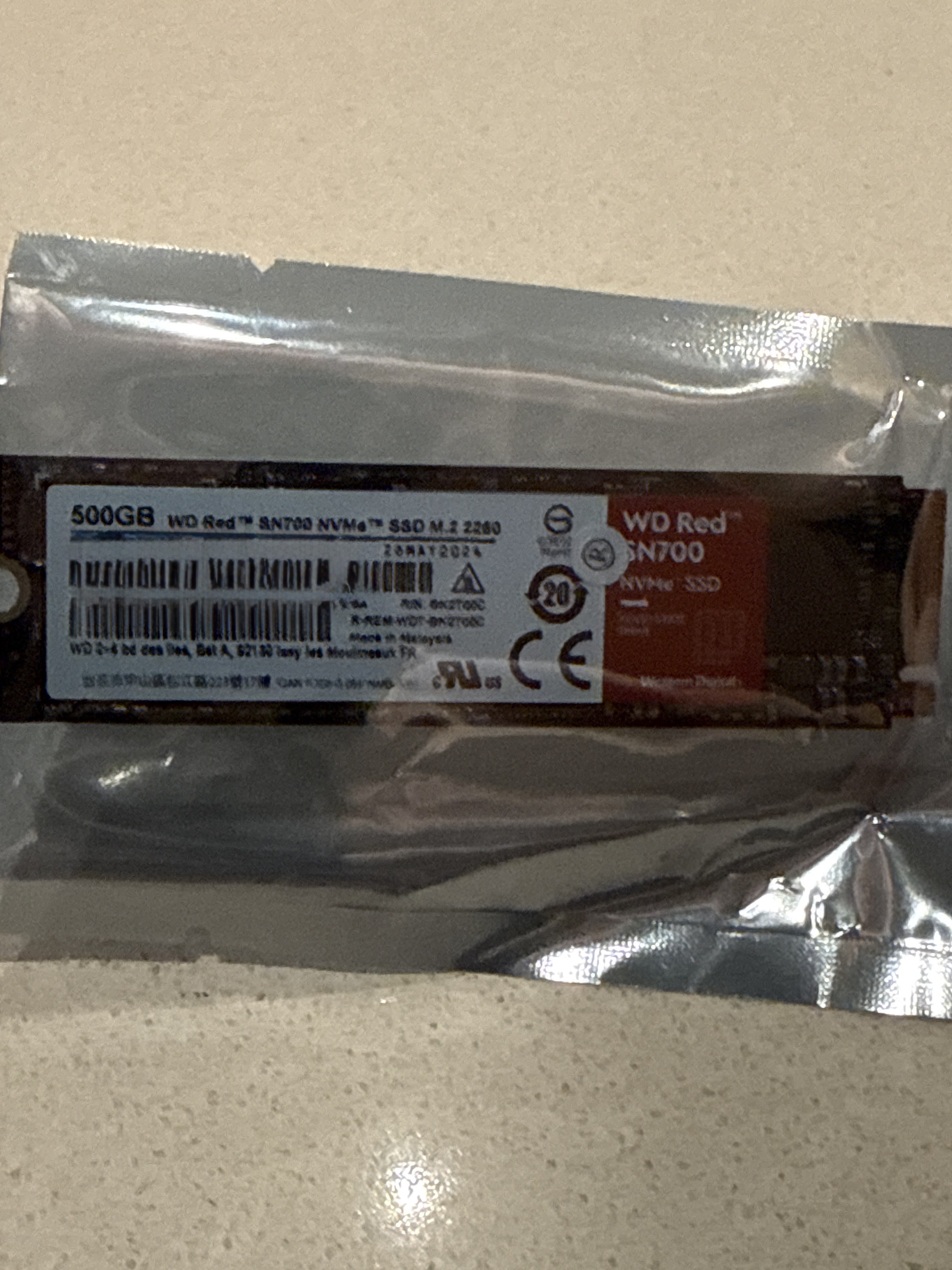 WD Red SN700 NVMe SSD 500GB, Computers & Tech, Parts & Accessories ...
