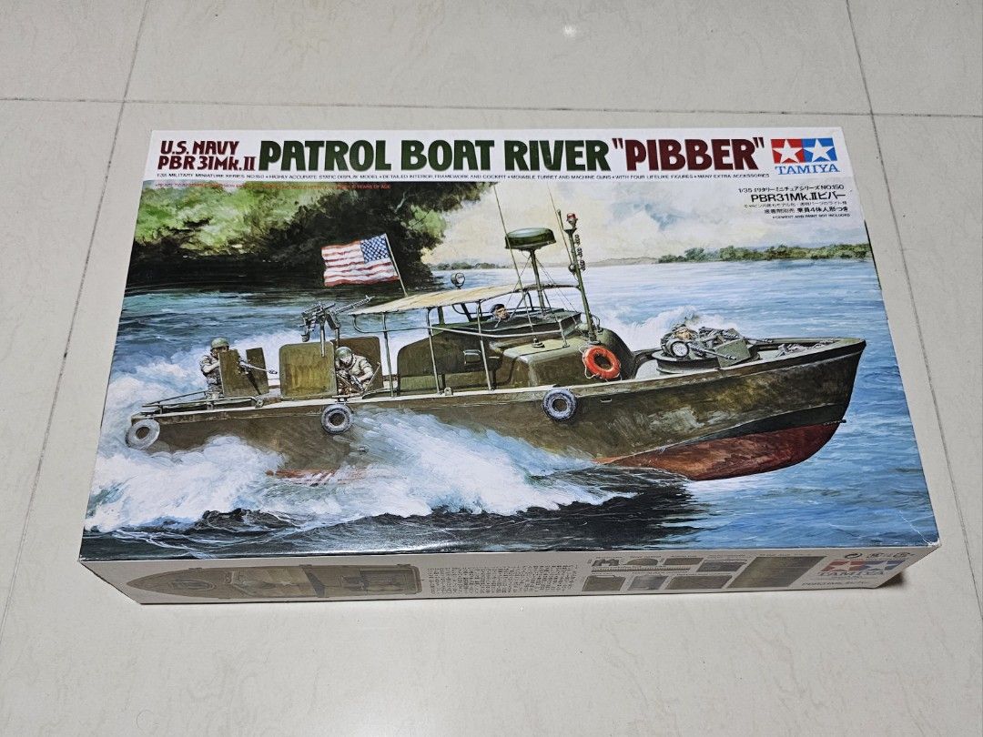 1/35 Tamiya U.S. Navy PBR 31 mk.ii Patrol Boat Model Kit, Hobbies ...