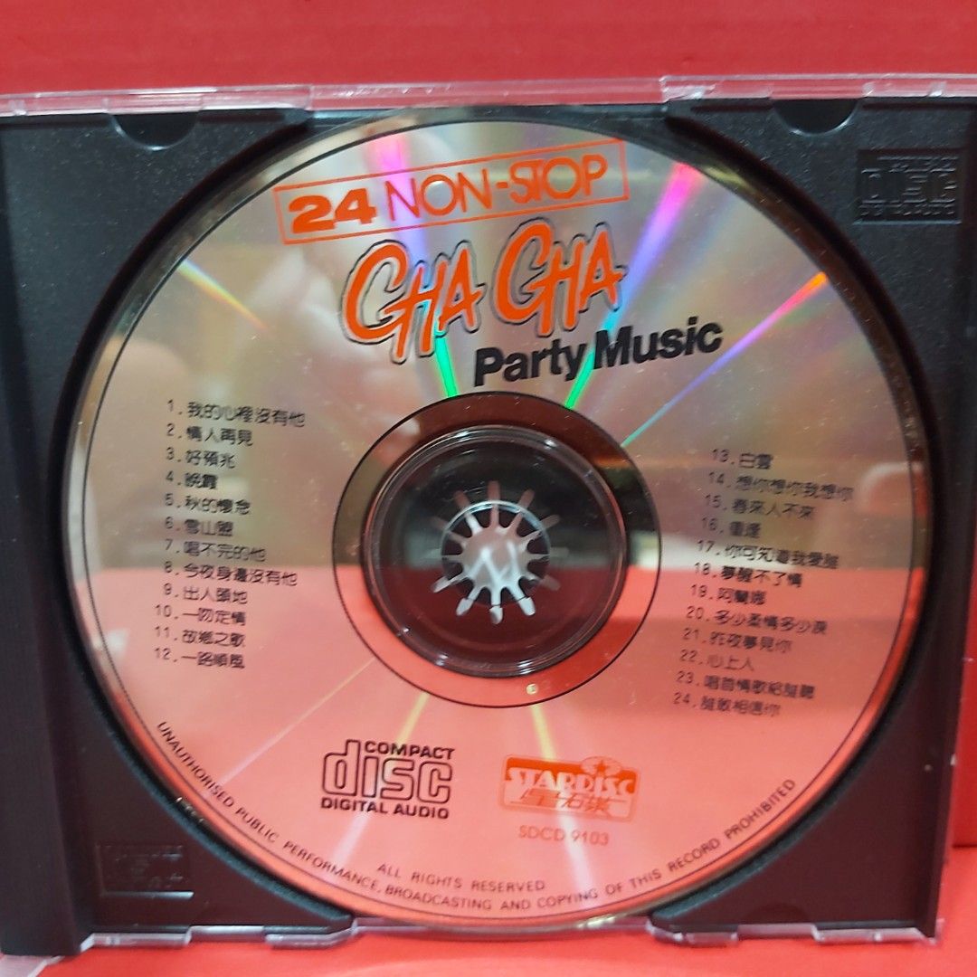 24 Non-Stop Cha Cha Party Music CD, Hobbies & Toys, Music & Media, CDs ...