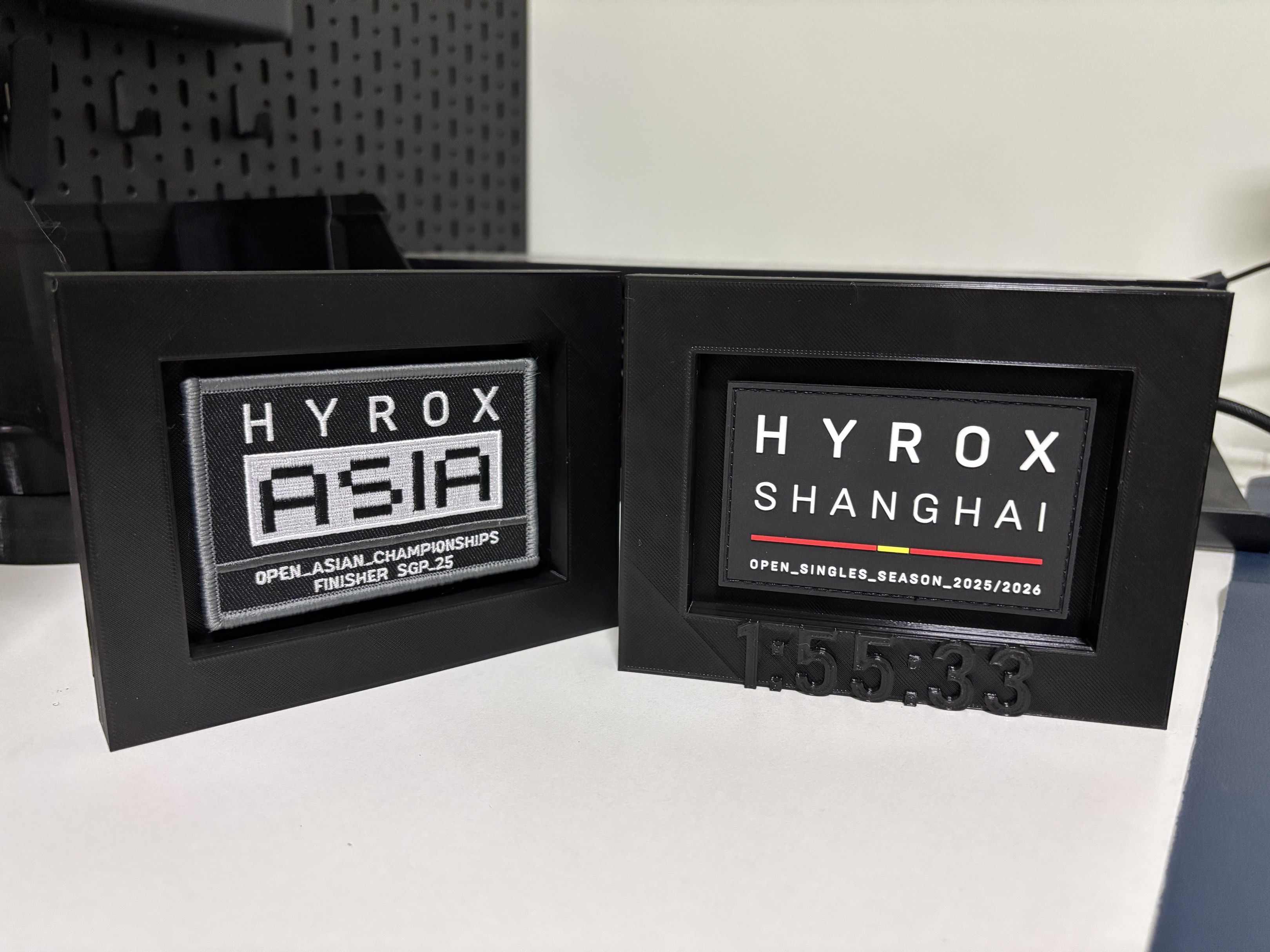 3D Printed Hyrox Patch Display Frame, Furniture & Home Living, Home ...