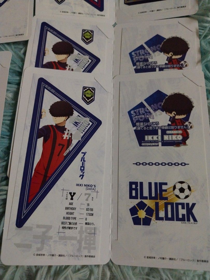 Bluelock barou aryu zantetsu sticker anime blue lock, Hobbies & Toys ...