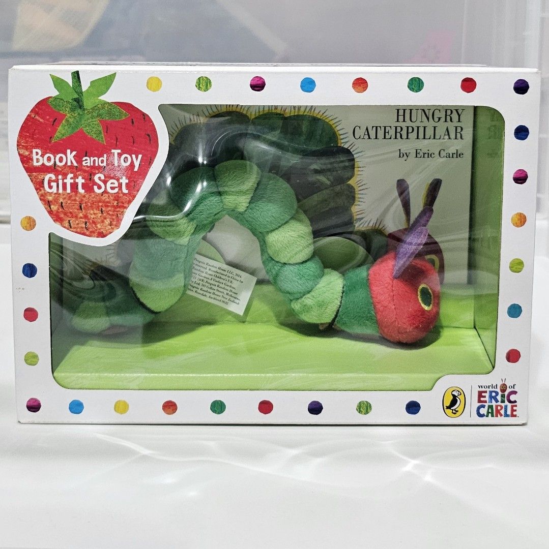 BN Eric Carle The Very Hungry Caterpillar Soft Toy + Board Book Set ...