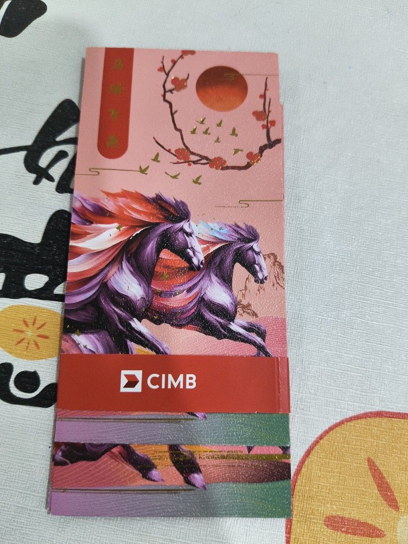 CIMB Chinese New Year Ang Pao 2026, Hobbies & Toys, Stationery & Craft ...