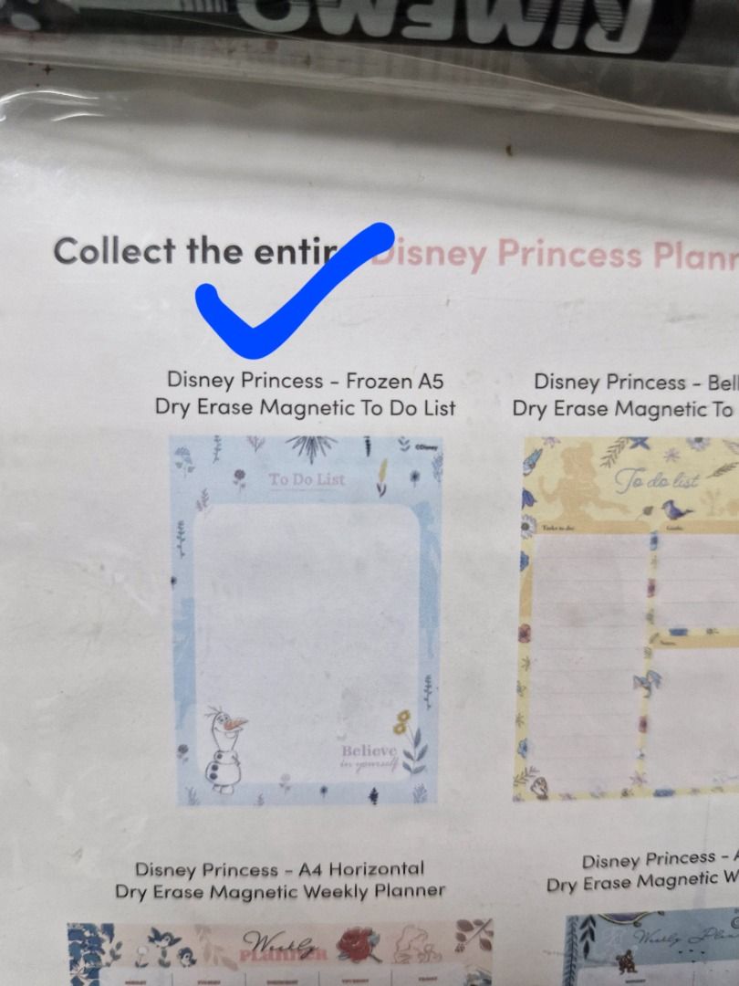 Disney Frozen A5 Dry Erase Magnetic To Do List, Hobbies & Toys ...