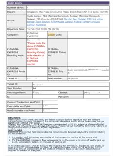ELTABINA EXPRESS Bus Ticket - 14 Feb 2026, Tickets & Vouchers, Local ...