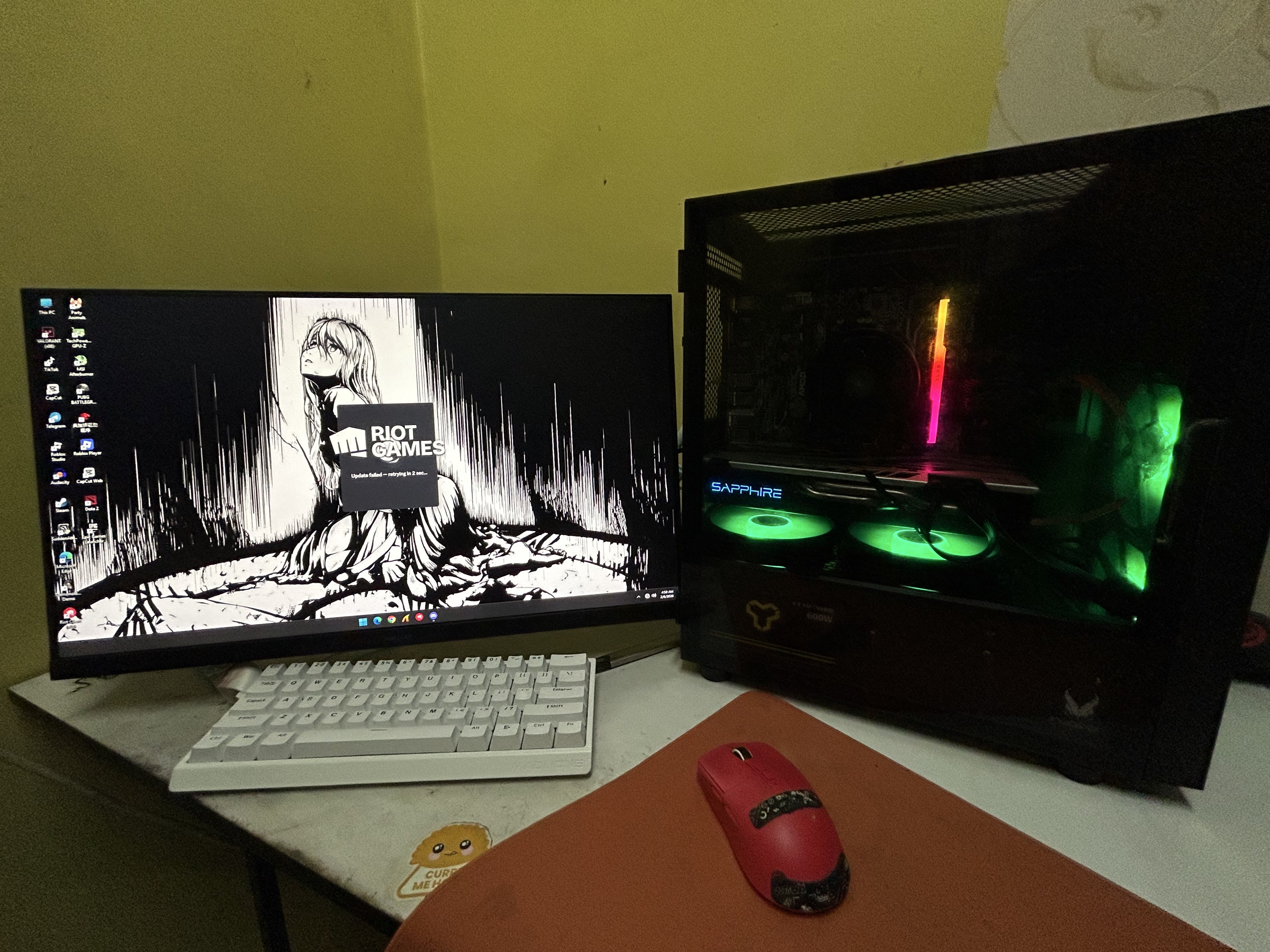 Gaming PC with Monitor, Keyboard, and Mouse, Computers & Tech, Desktops ...