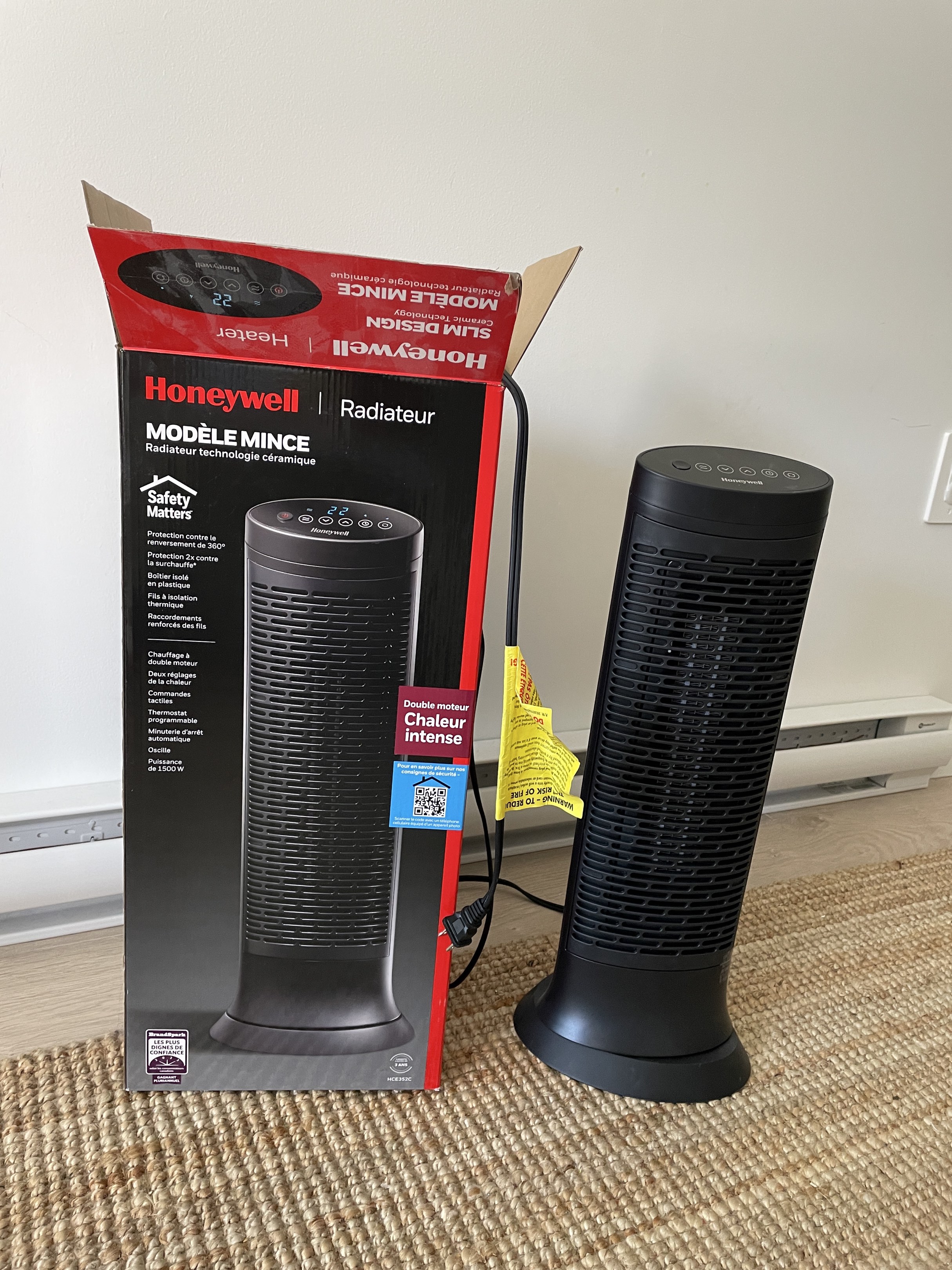 Honeywell Slim Design Ceramic Heater, TV & Home Appliances, Water ...