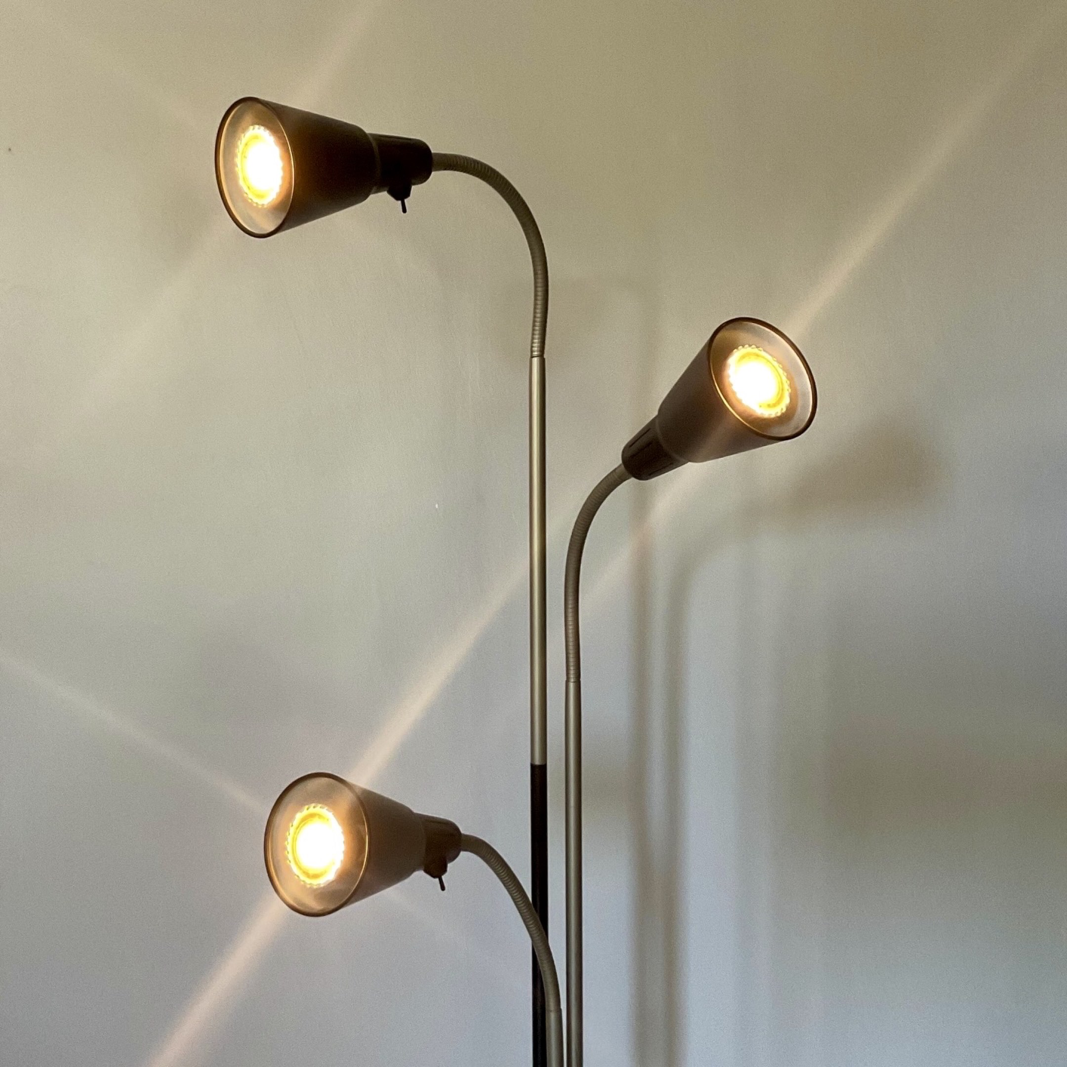 Ikea Kvart Triple Head Floor Lamp, Furniture & Home Living, Lighting ...