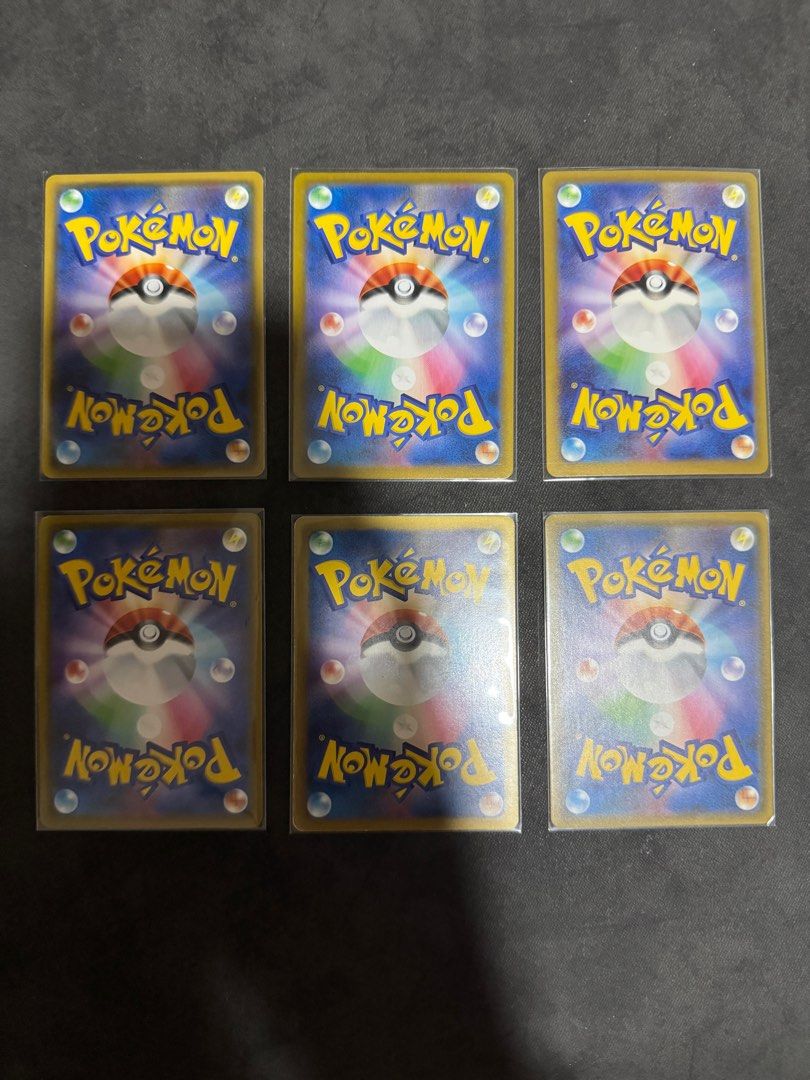 Japanese Charizard Pokemon Cards - Set of 6, Hobbies & Toys, Toys ...