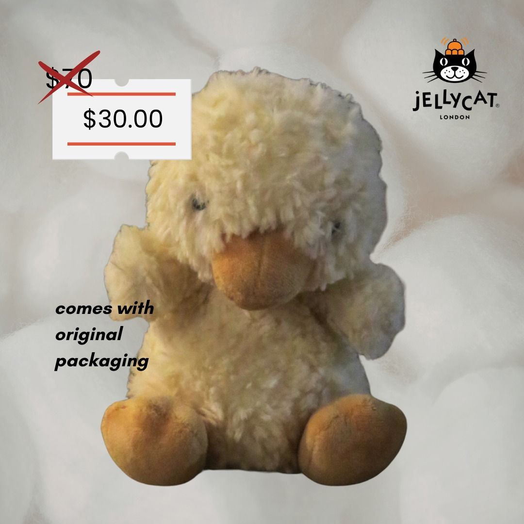 Jellycat Yummy Duckling [Duck] Soft Toy -- Perfect gift, Hobbies & Toys ...