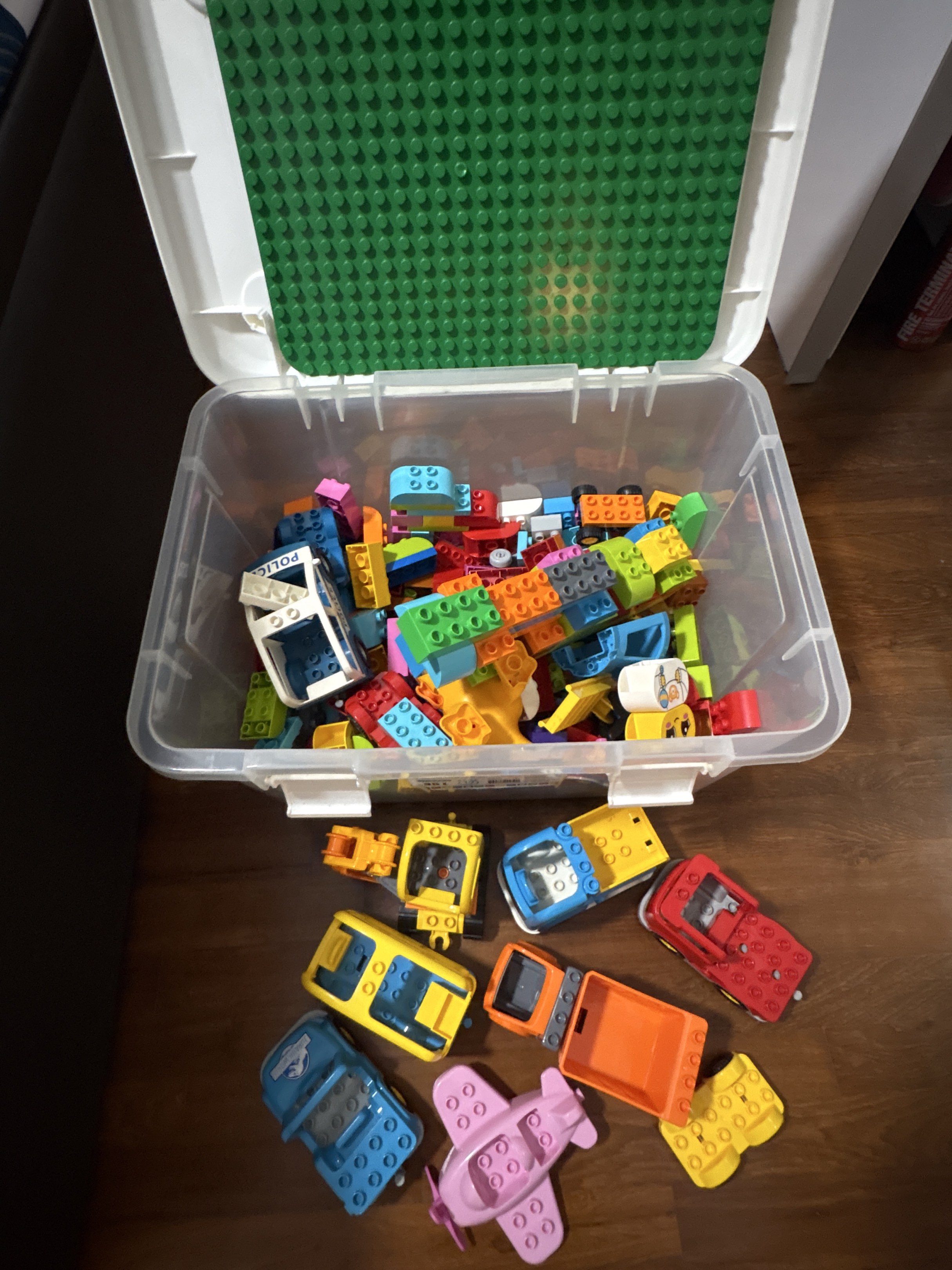 Lego Duplo Blocks with Storage Box, Hobbies & Toys, Toys & Games on ...