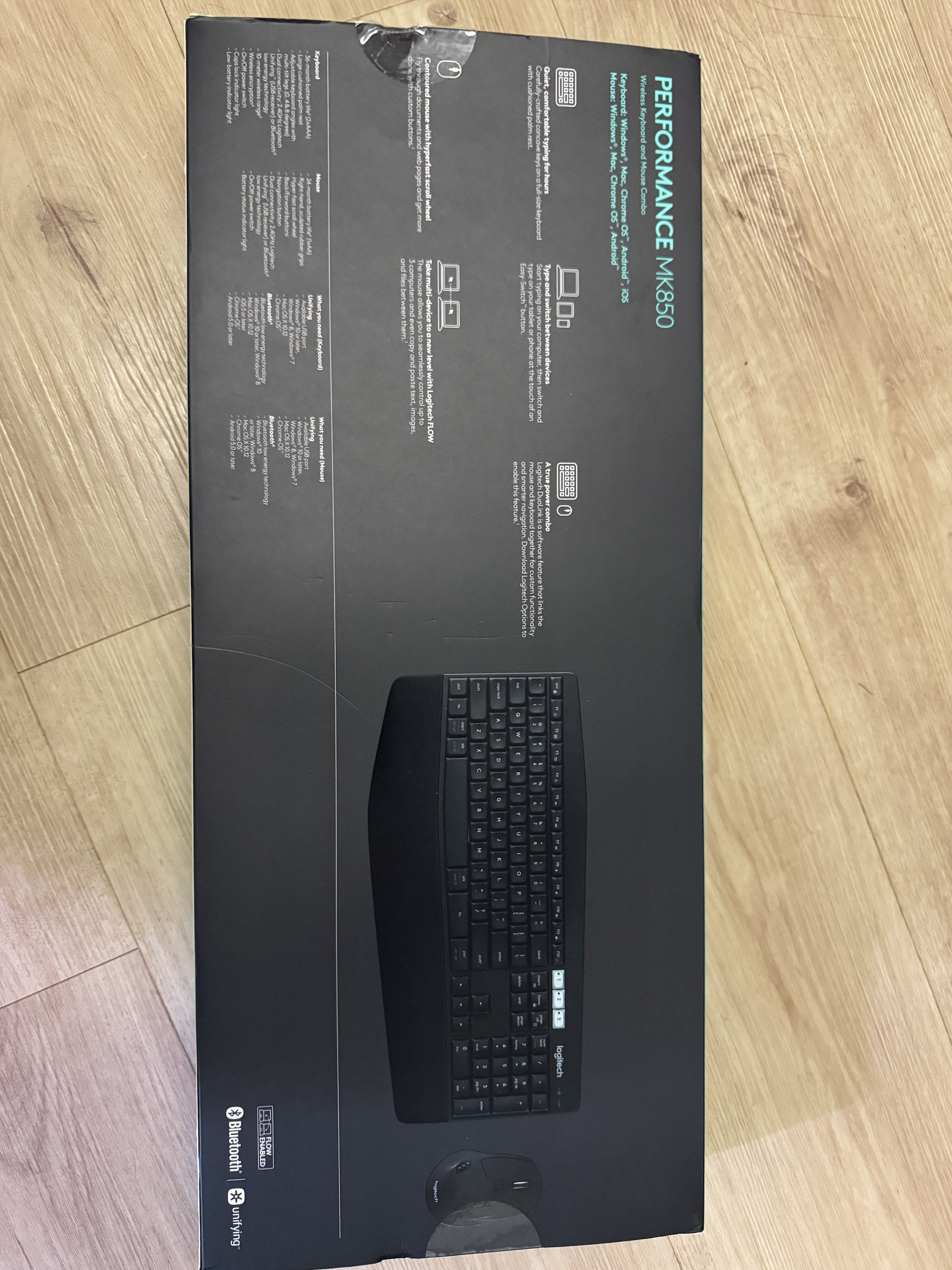 Logitech MK850 Performance Wireless Keyboard and Mouse Combo, Computers ...