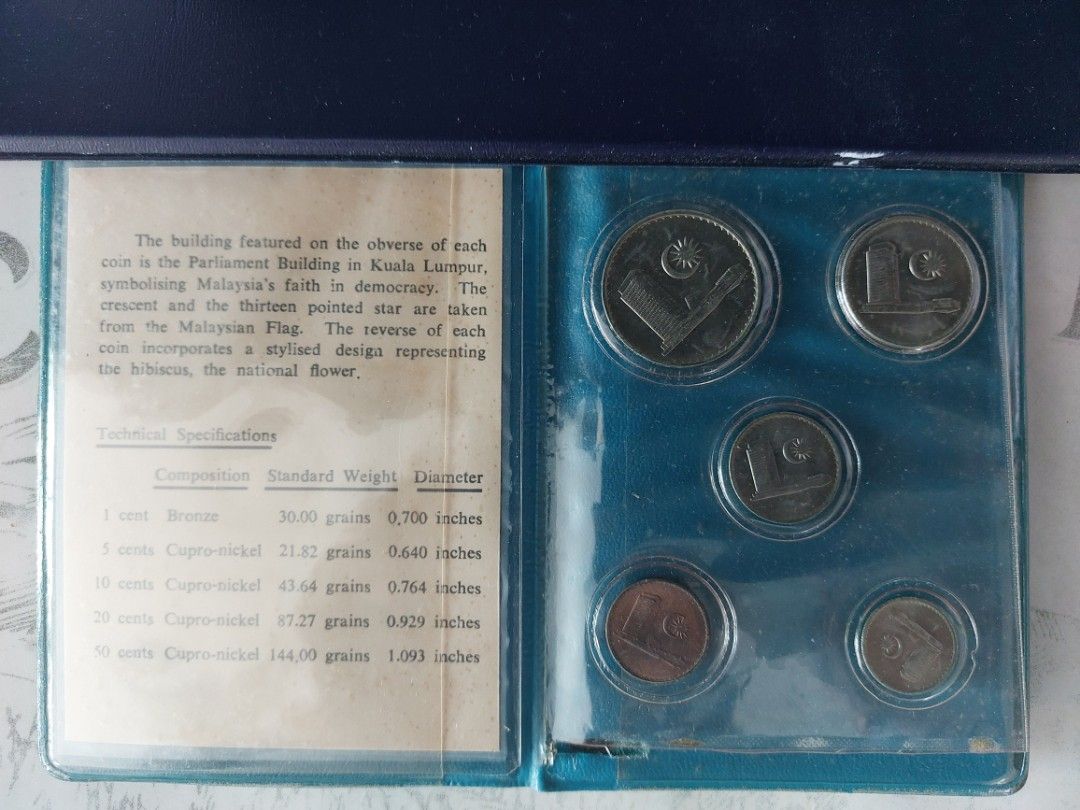 Malaysia UNC Coin Set 1973 1 sen - 50 sen, Hobbies & Toys, Memorabilia ...