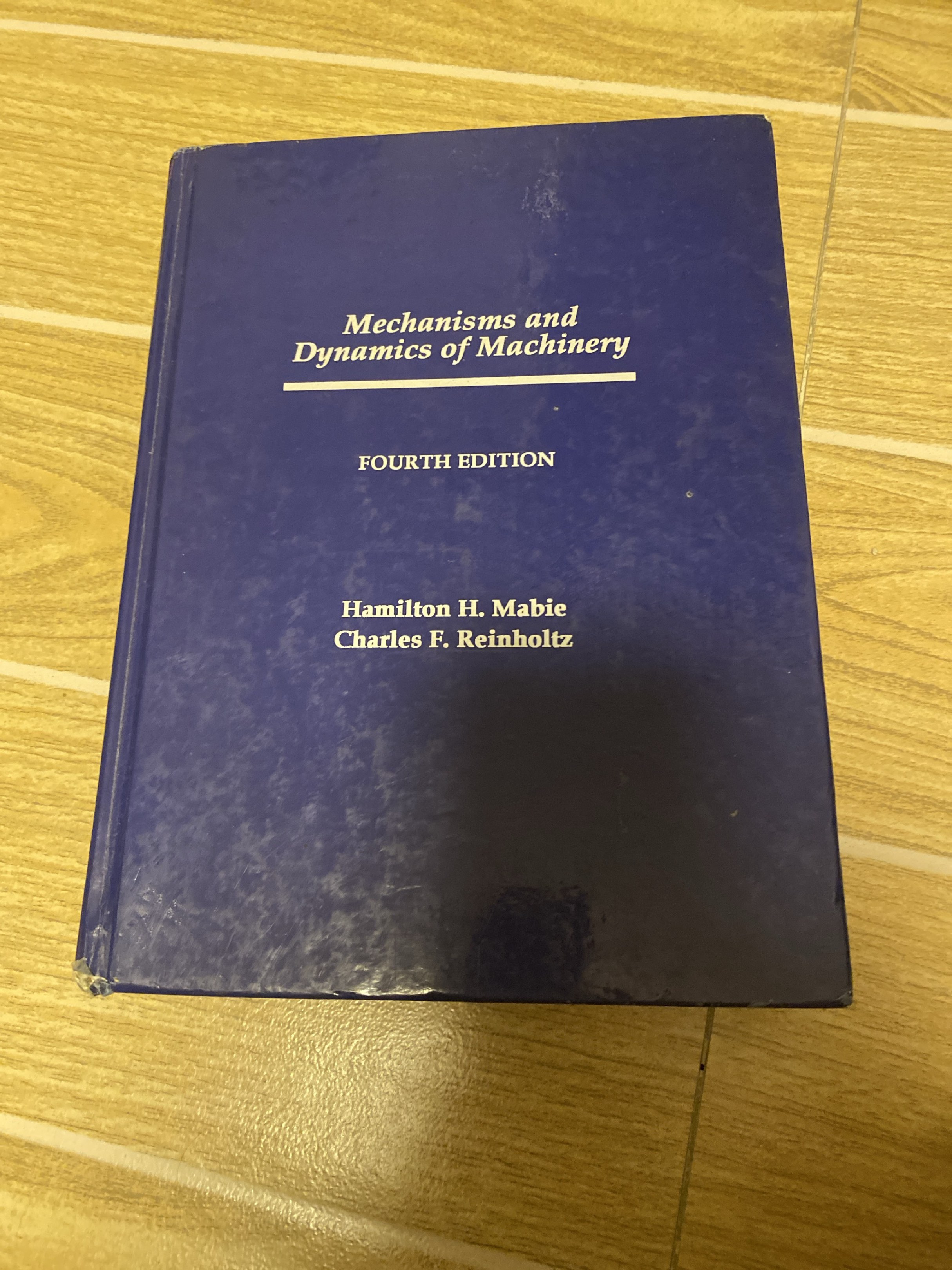 Mechanisms and Dynamics of Machinery 4th Ed. bu Mabie & Reinholtz ...