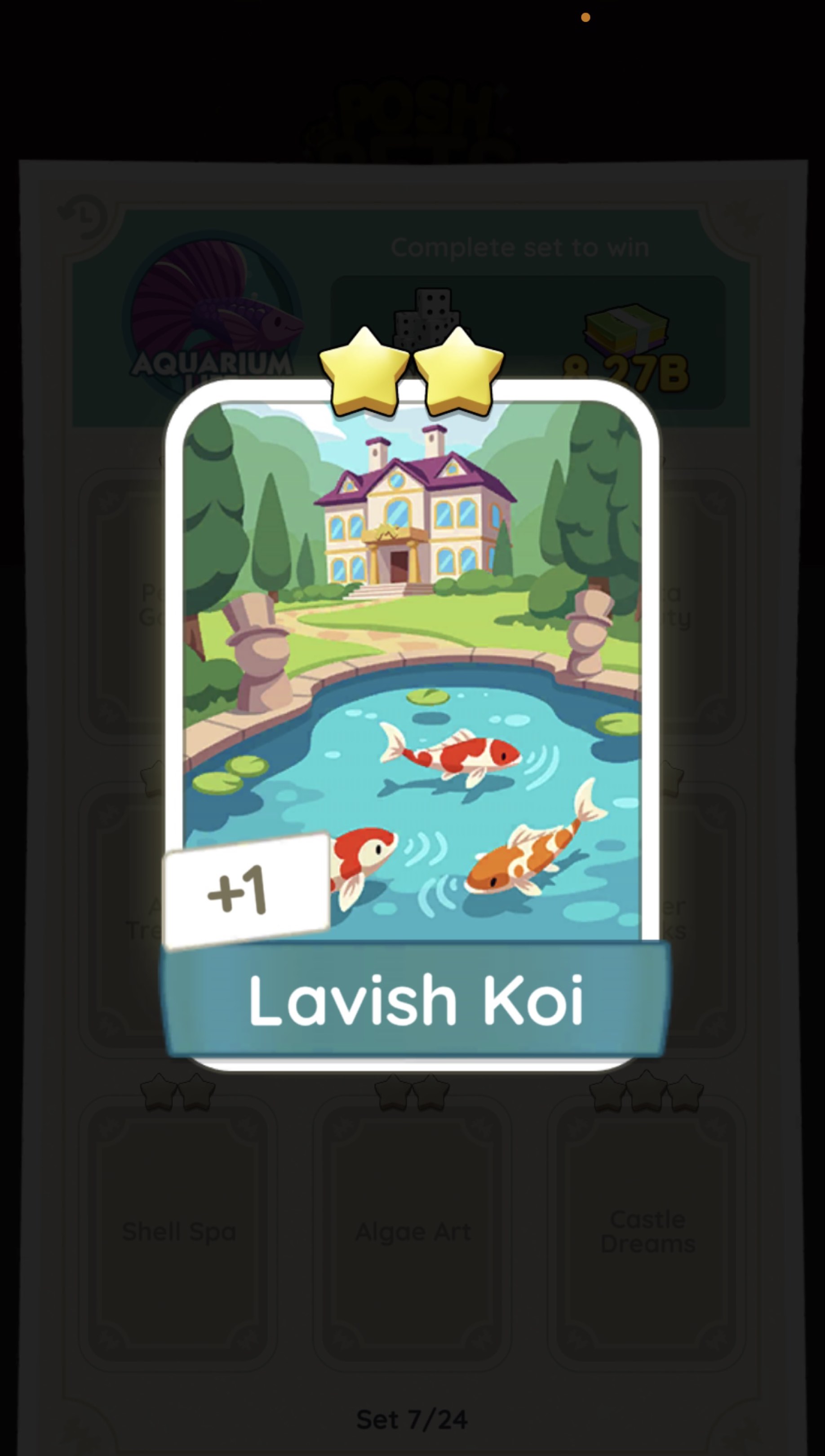 Monopoly Go - Lavish Koi Card, Hobbies & Toys, Toys & Games on Carousell