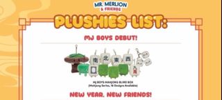 MJ Boys Mr Merlion Blind Box, Hobbies & Toys, Toys & Games on Carousell