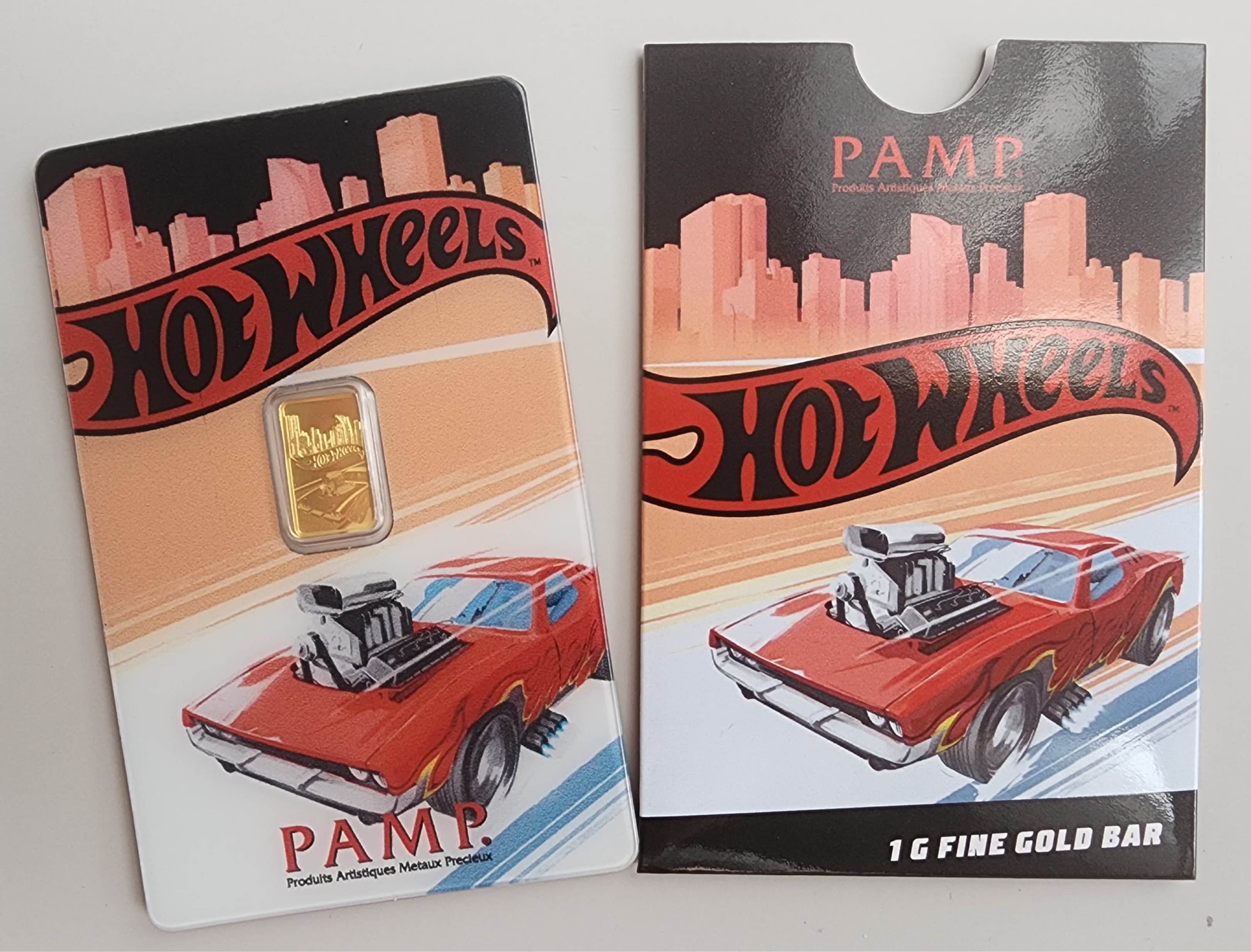 PAMP Hot Wheels PAMP 1g Fine Gold Bar, Hobbies & Toys, Memorabilia ...