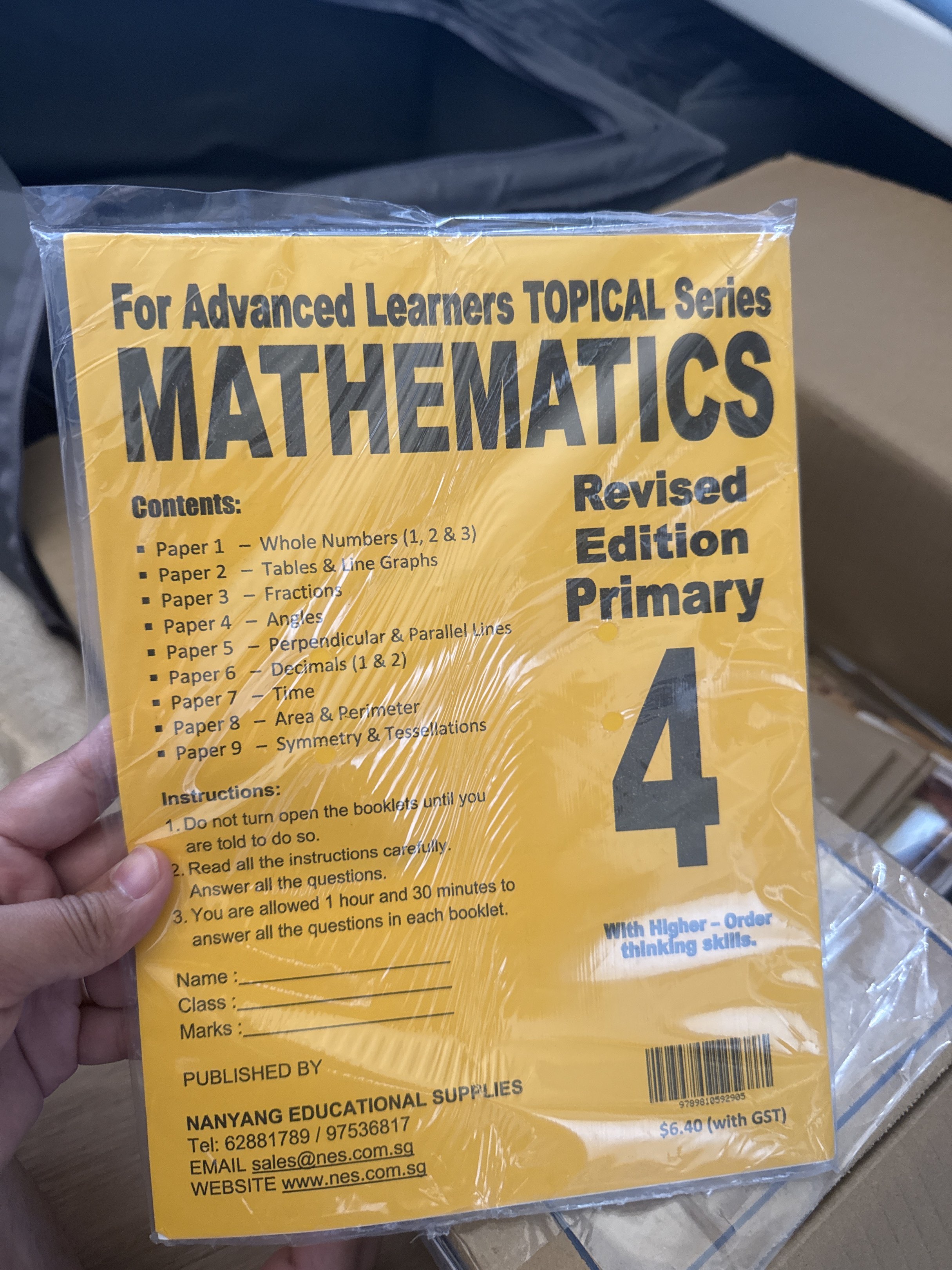 Primary 4 Mathematics Topical Series Workbook, Hobbies & Toys, Books ...