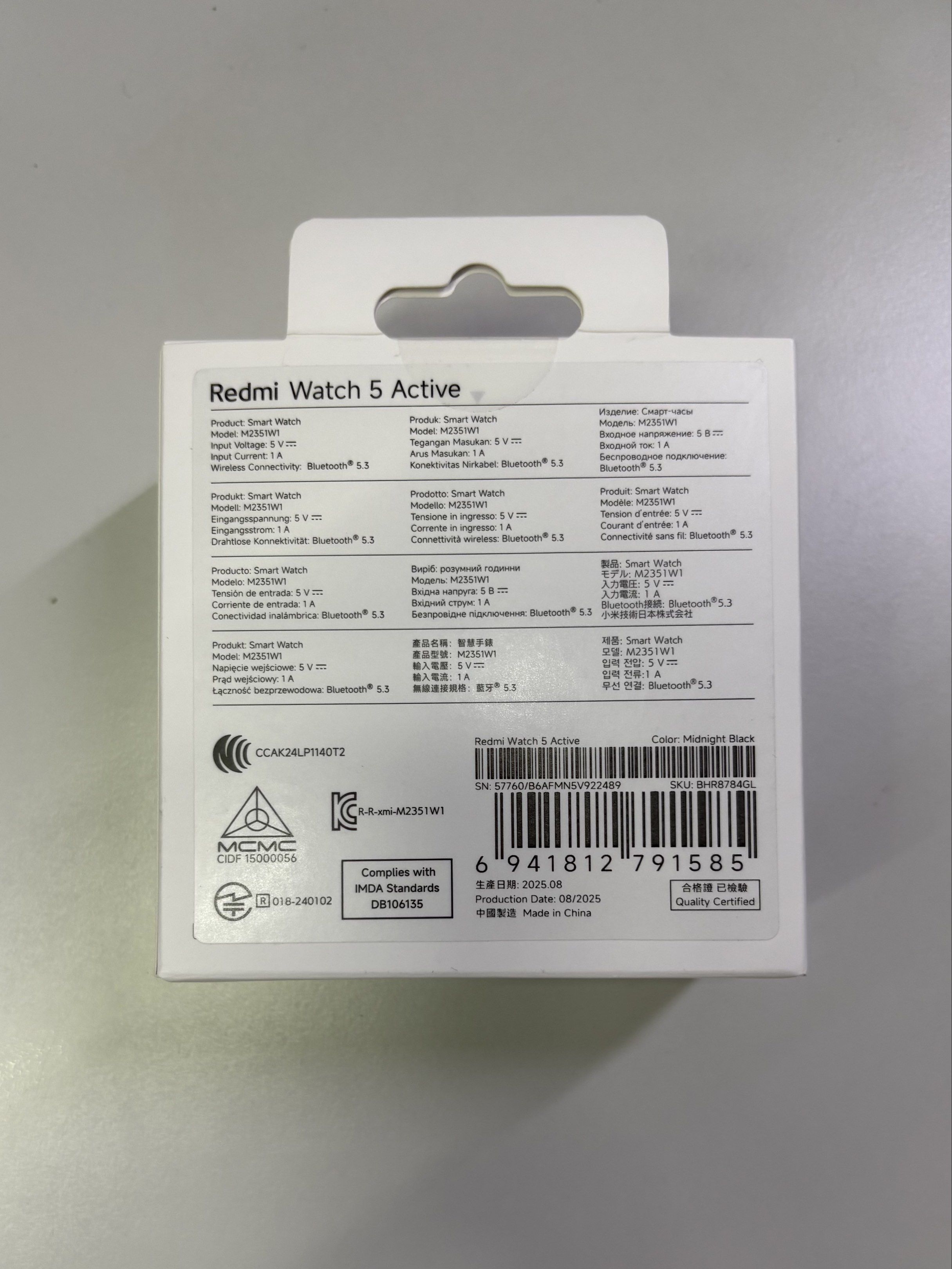 Redmi Watch 5 Active Xiaomi Smartwatch (nt Apple, Samsung, Fitbit ...