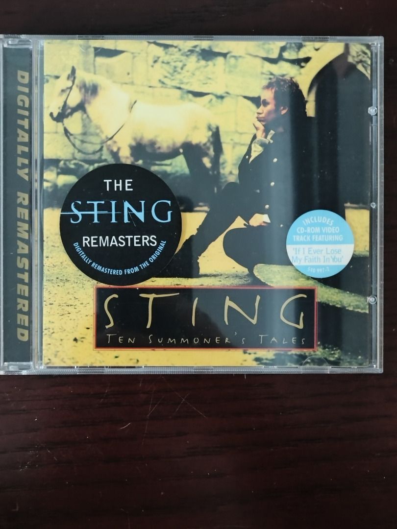 【Remasters特別版】Sting《Ten Summoner's Tales》CD (1995年版, 狀況良好, 附CD-ROM影像 ...