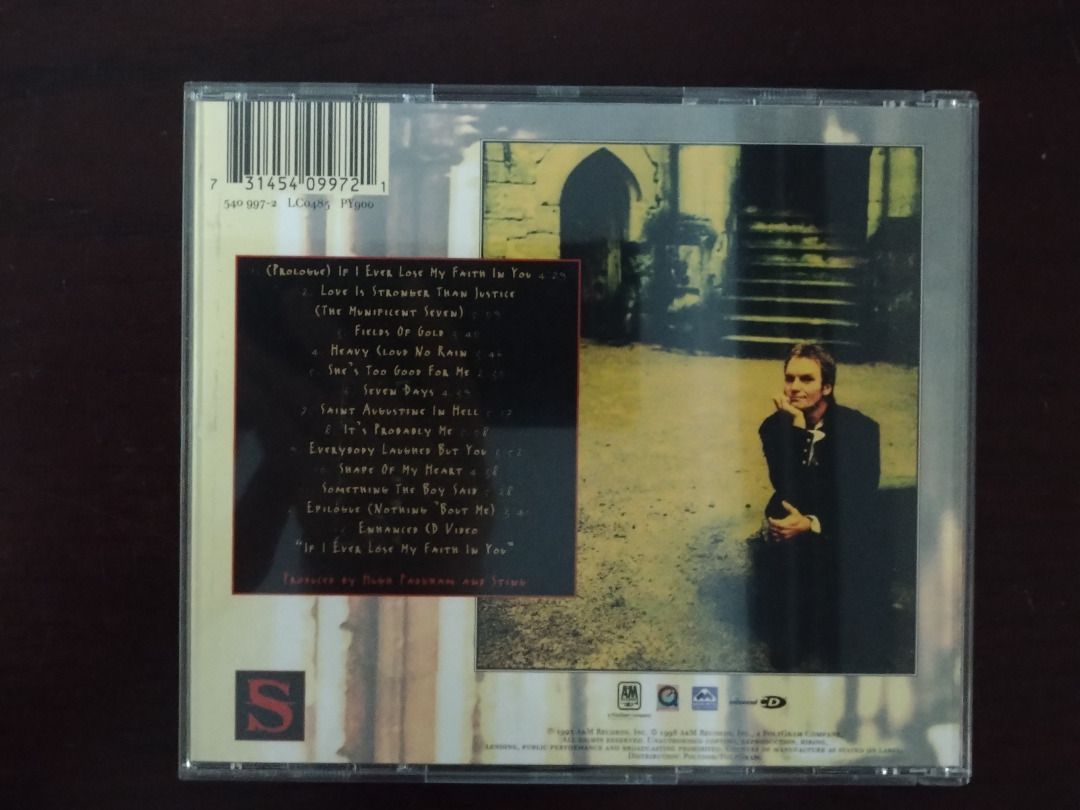 【Remasters特別版】Sting《Ten Summoner's Tales》CD (1995年版, 狀況良好, 附CD-ROM影像 ...