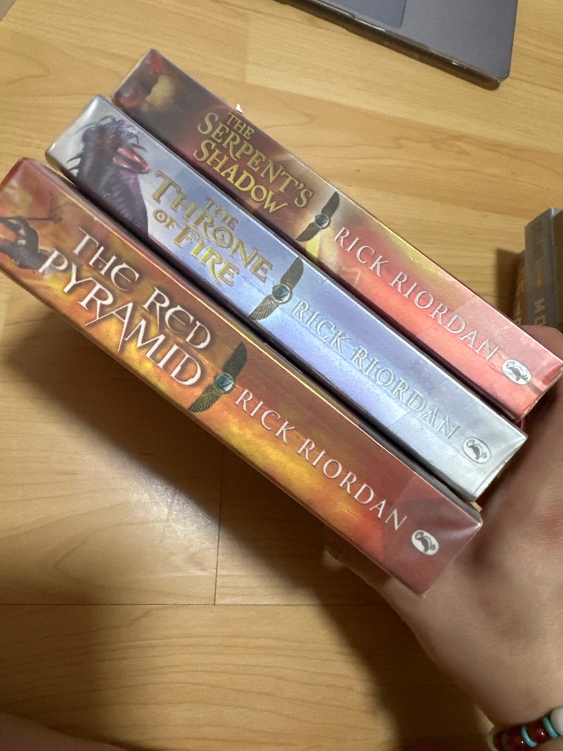 Rick Riordan The Kane Chronicles Books, Hobbies & Toys, Books ...